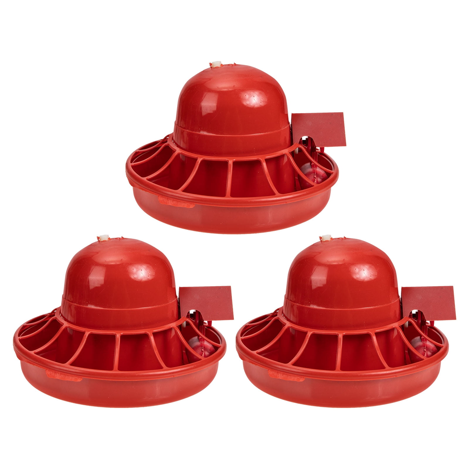 WORGEOUS 12 pcs Automatic Poultry Waterer Floating Ball Water Feeder ...
