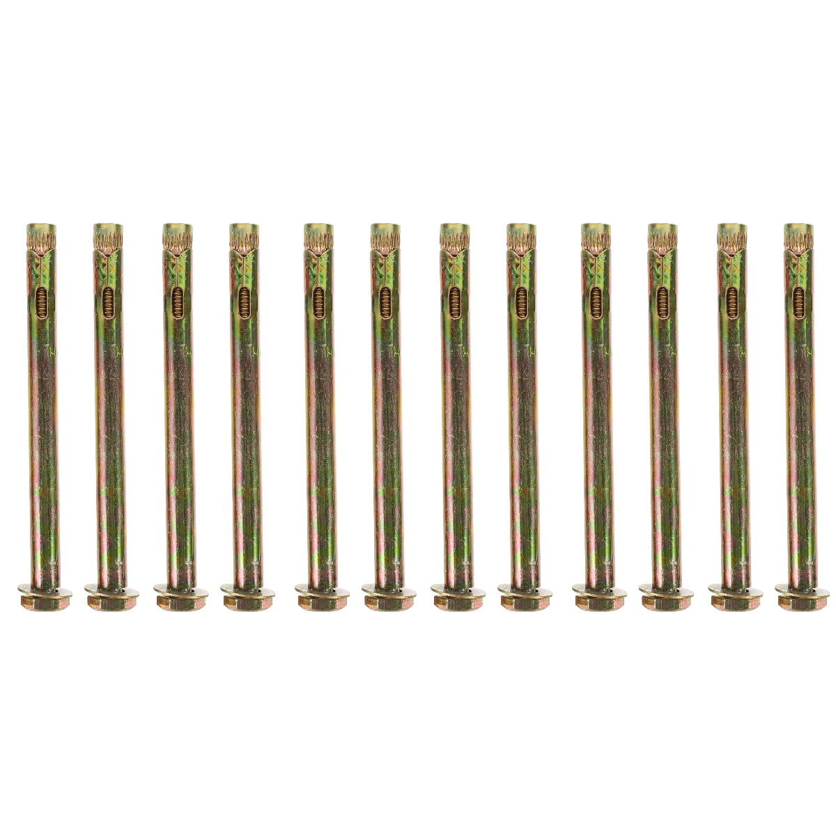 WORGEOUS 12 pcs Concrete Anchor Concrete Knurled Anchor Bolt M12x150 ...