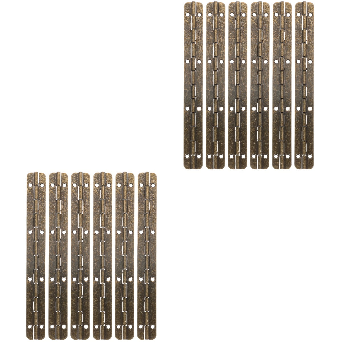 WORGEOUS 12 pcs Metal Hinges Continuous Piano Hinges Small Jewelry Case ...