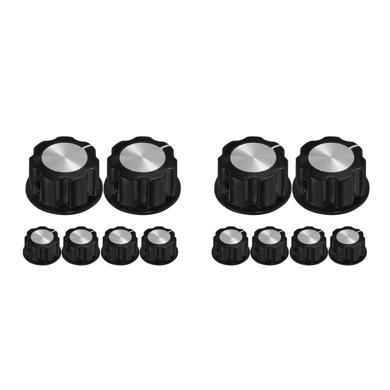 WORGEOUS 12 pcs Replaceable Cap Volume Potentiometer Knob Durable Alloy ...