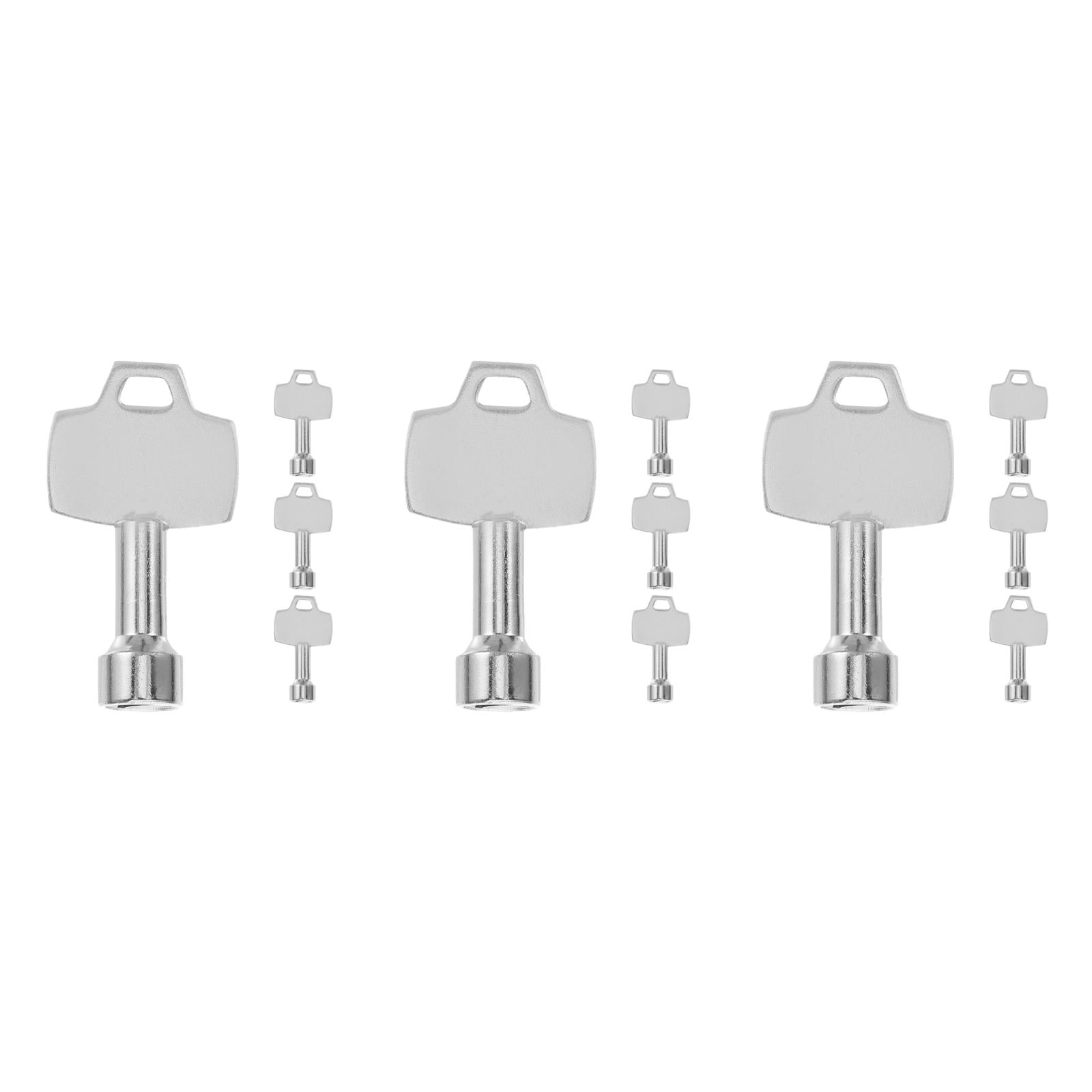 WORGEOUS 12 pcs Universal Triangle Socket Keys Litter Bin Spanner Keys ...