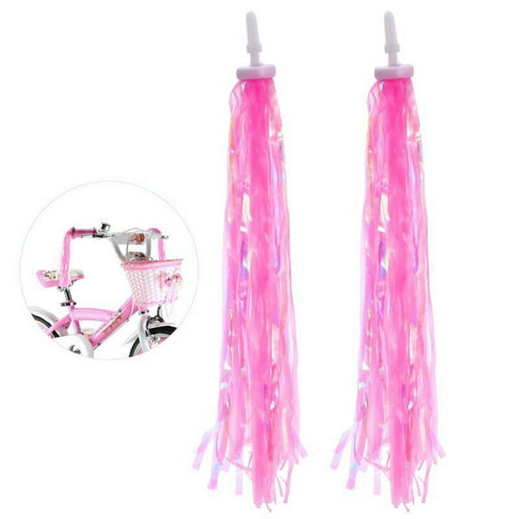 WORGEOUS 12Pcs Kids Bike Accessory Streamers in Glossy Finish for ...