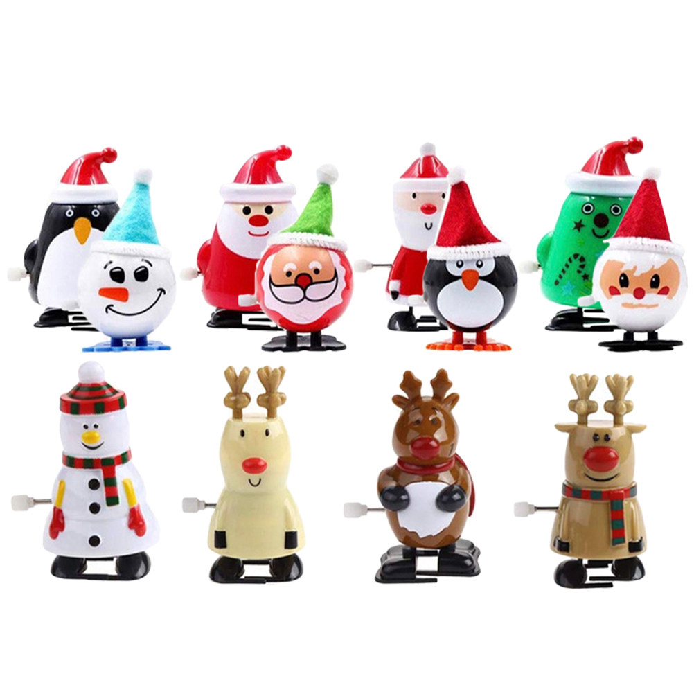 WORGEOUS 12Pcs Mini Wind Up Toys Cartoon Design Clockwork Mechanism ...