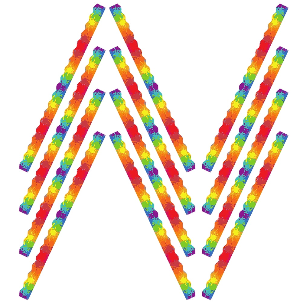 WORGEOUS 12pcs Bulletin Board Border Trims Magnetic Board Border Decors ...