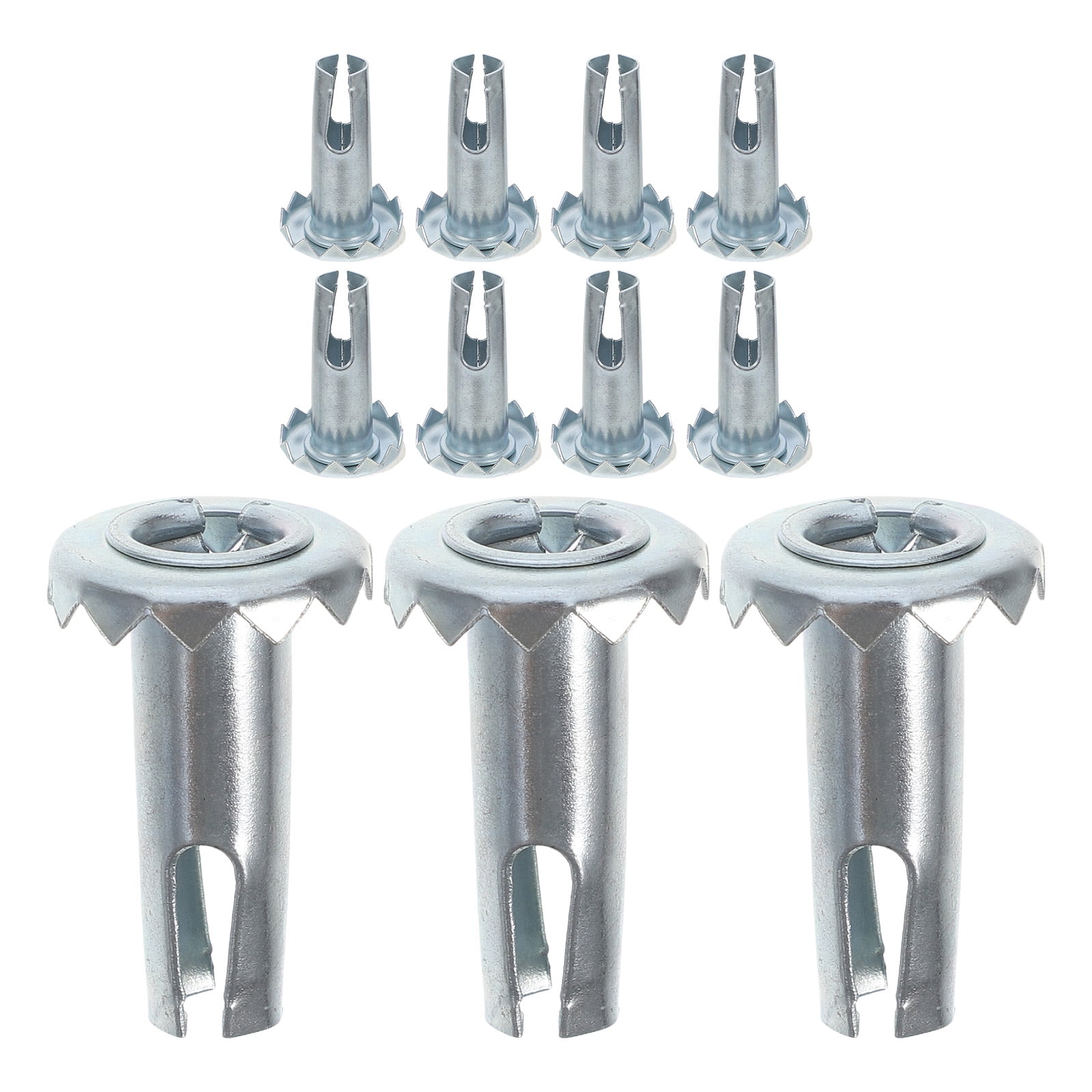 WORGEOUS 12pcs Caster Sockets Iron Caster Stem Sleeve Wheel Socket ...