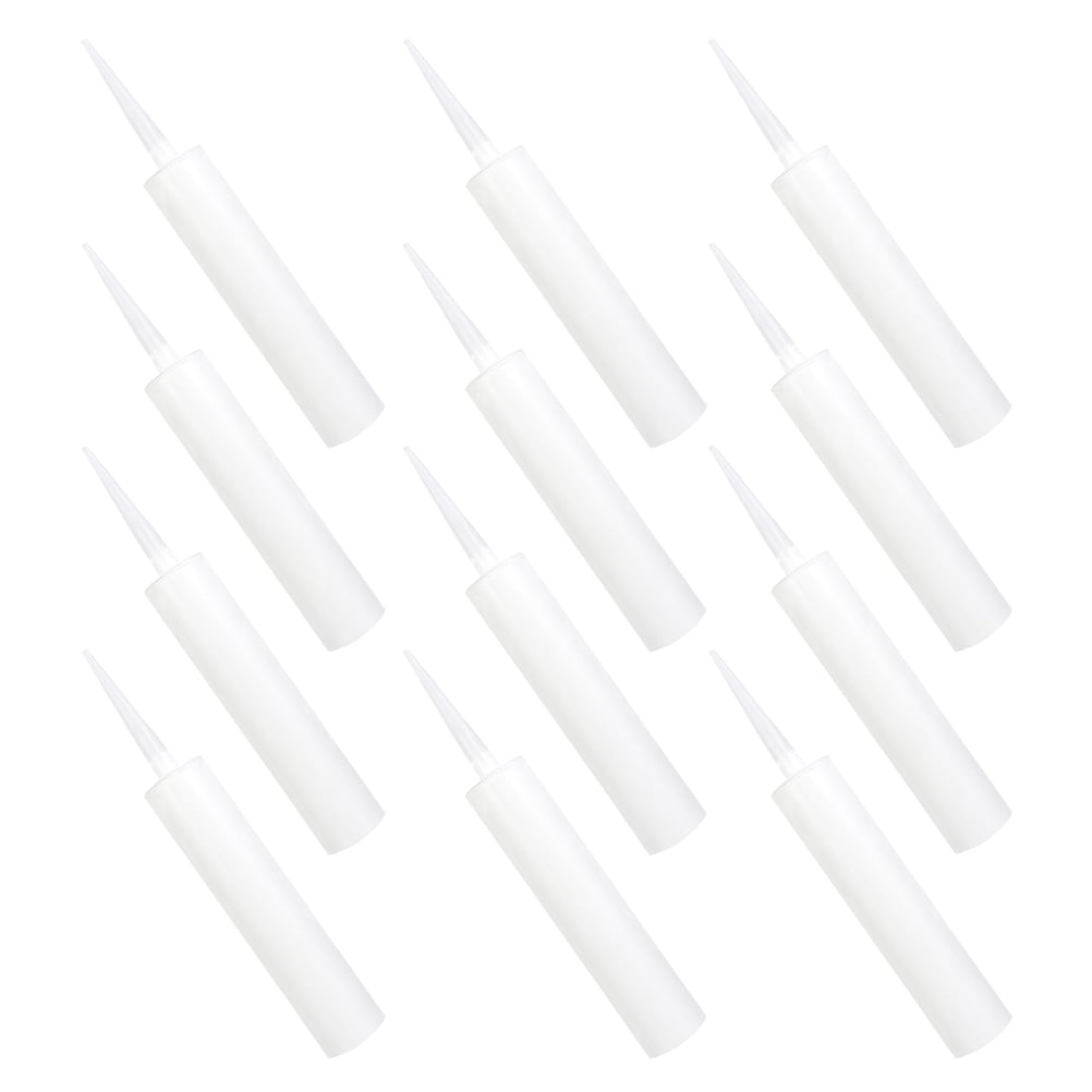 WORGEOUS 12pcs Caulking Tube Empty Caulking Tube Sealing Caulking Tube ...