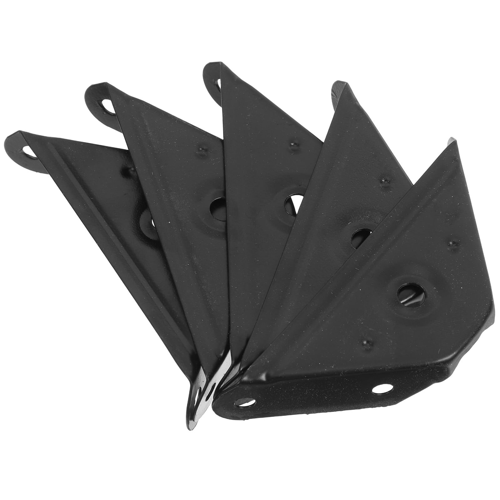 WORGEOUS 12pcs Furniture Corner Connector Trapeziform Angle Brackets ...
