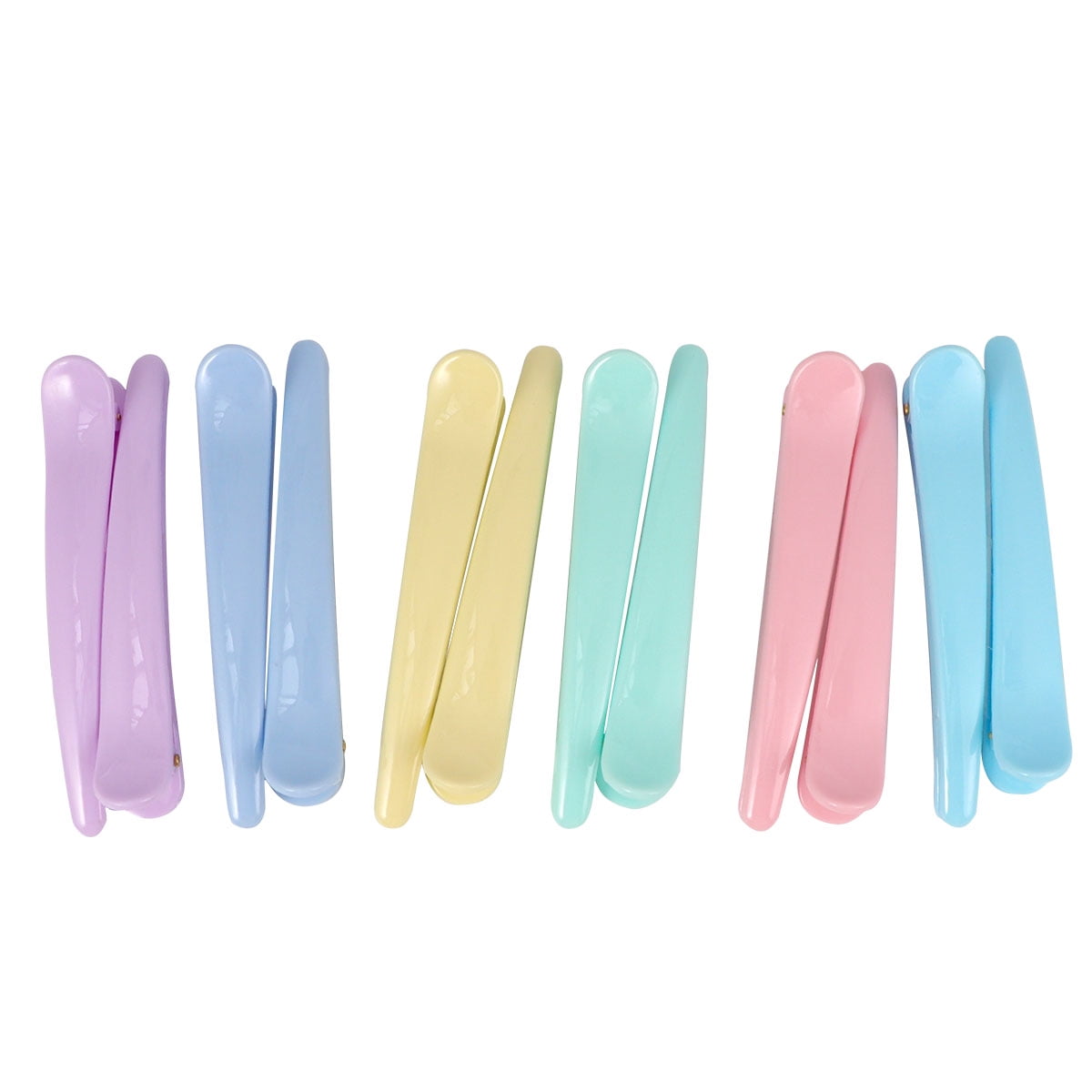 WORGEOUS 12pcs Hair Sectioning Clips for Women Plastic Assorted Color ...