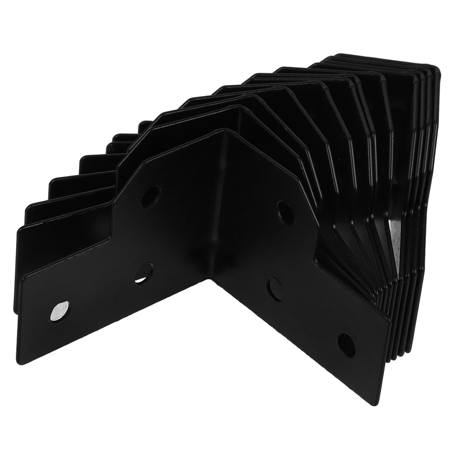 WORGEOUS 12pcs Metal Corner Protectors Wood Box Corner Guards Black ...