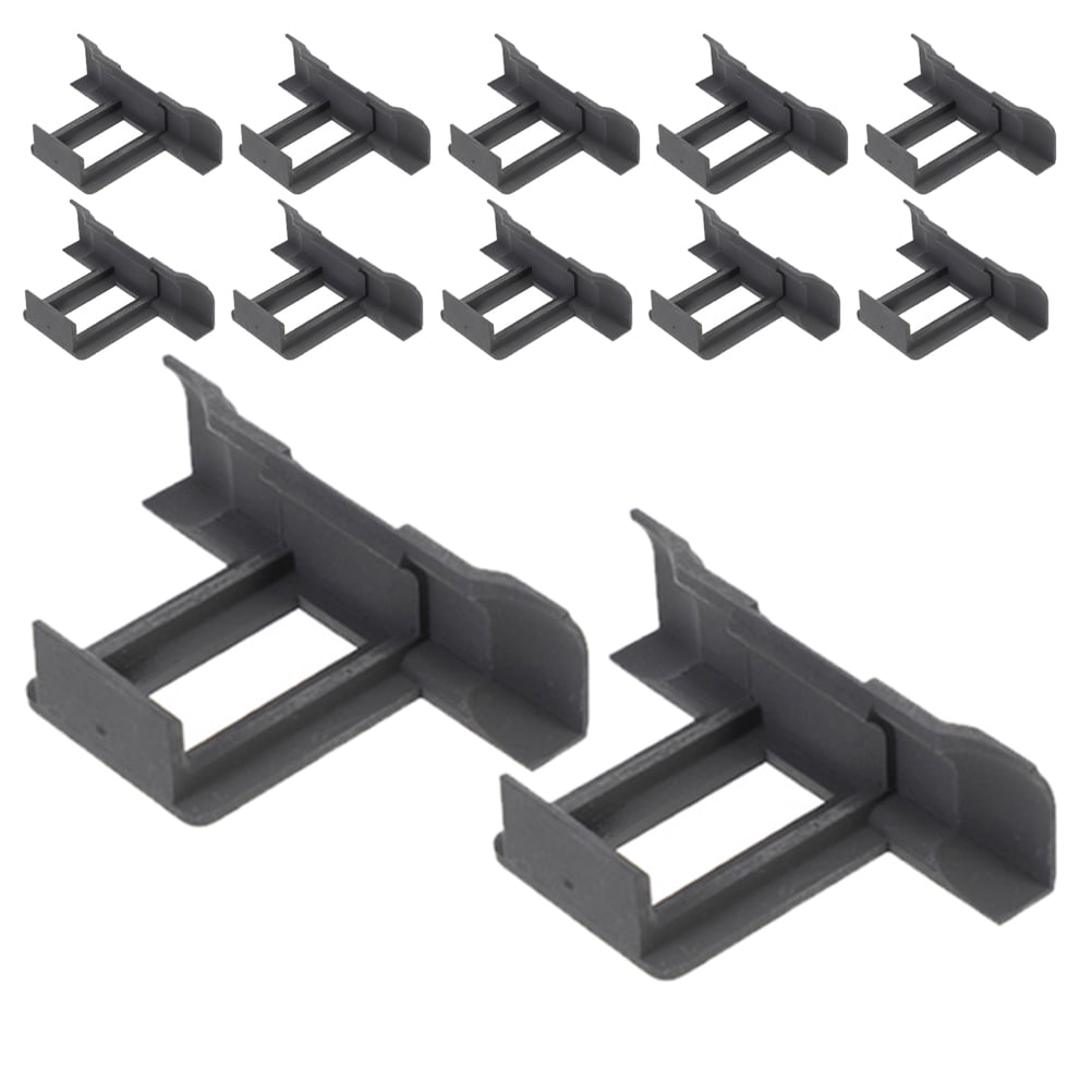 WORGEOUS 12pcs Photovoltaic Panel Water Guide Clips Solar Panel Water ...