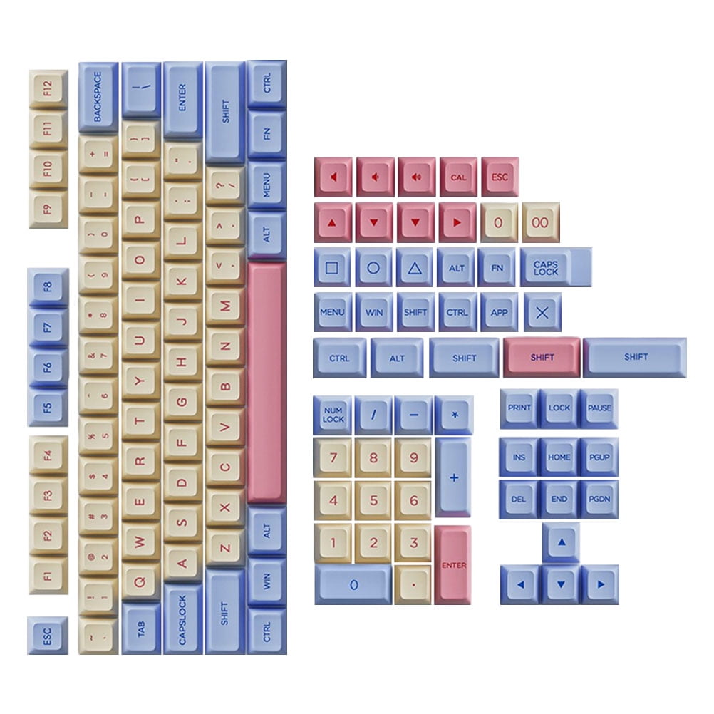 WORGEOUS 132 Pcs Buttons Part Connector Marshmallow Keycaps - Walmart.com