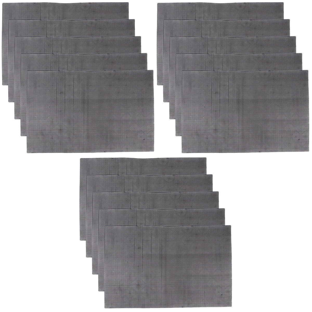 WORGEOUS 15 PCS Plastic Fish Tank Handmade Mesh Sheet Multi-purpose ...