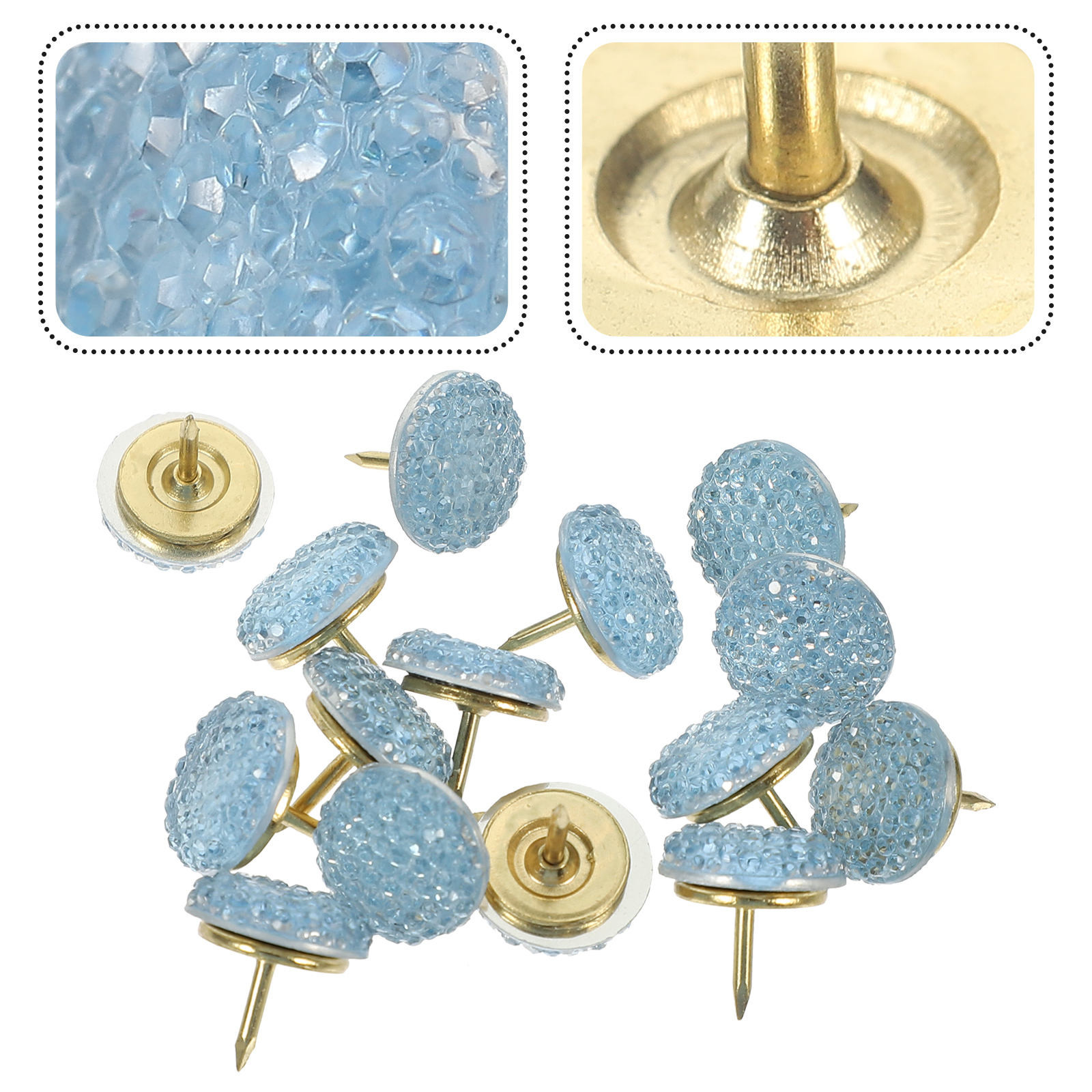 WORGEOUS 15 Pcs Colored Pushpins Thumbtacks for Bulletin Board Cute ...