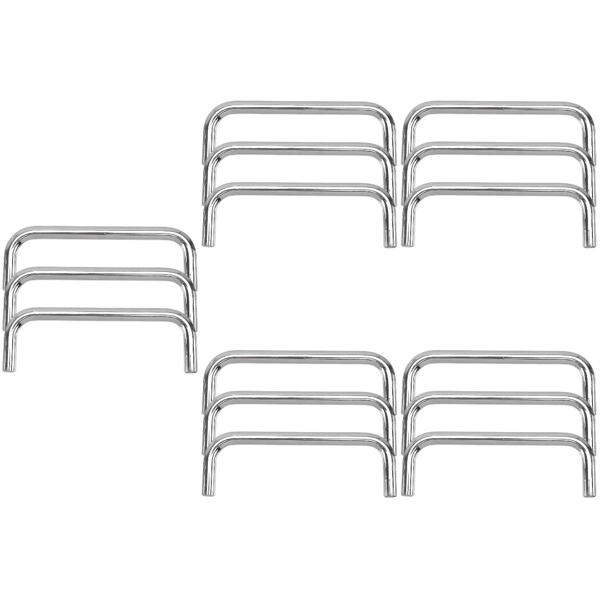 WORGEOUS 15 Pcs Metal U-Shaped Drawer and Door Handles for Cabinets ...