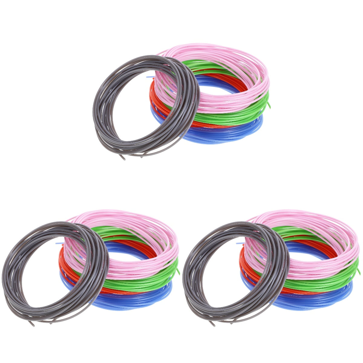 WORGEOUS 15 Pcs Printers Filament 3D Printer 1.75mm Filament Plastic ...