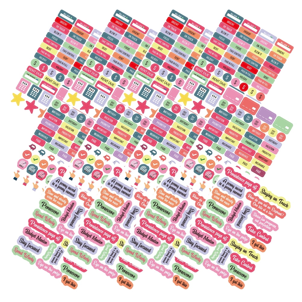 WORGEOUS 15 Pcs Retro Tag Aesthetic Stickers DIY Clock Kit Replacement ...