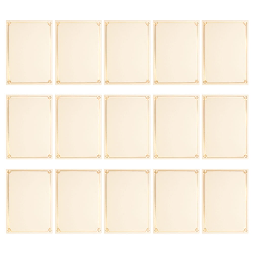 WORGEOUS 15 Sheets Blank Printable Paper Students Diplomas Paper A4 ...