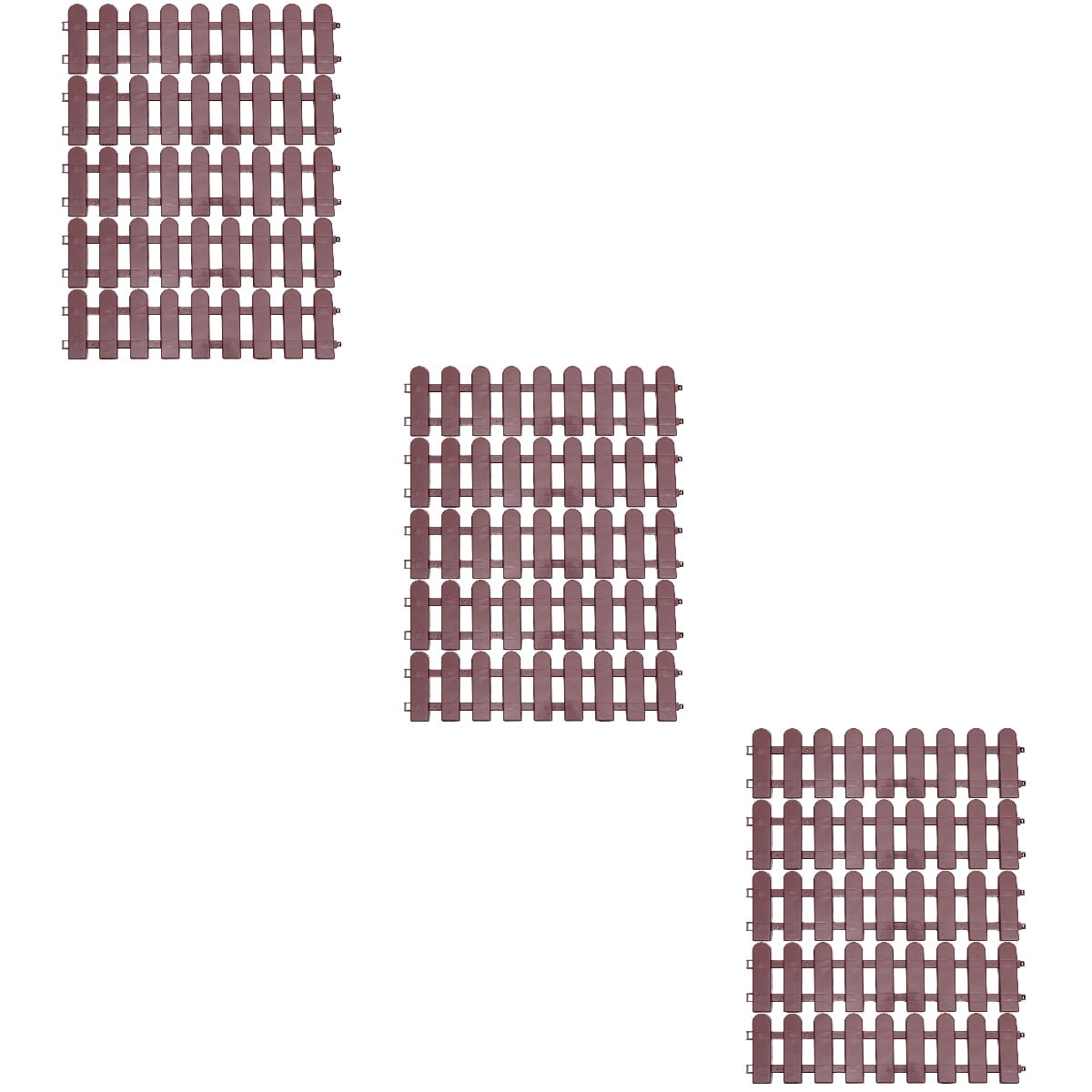 HINTRMENT Courtyard Partition Fence Coffee Color for Yard Decoration ...