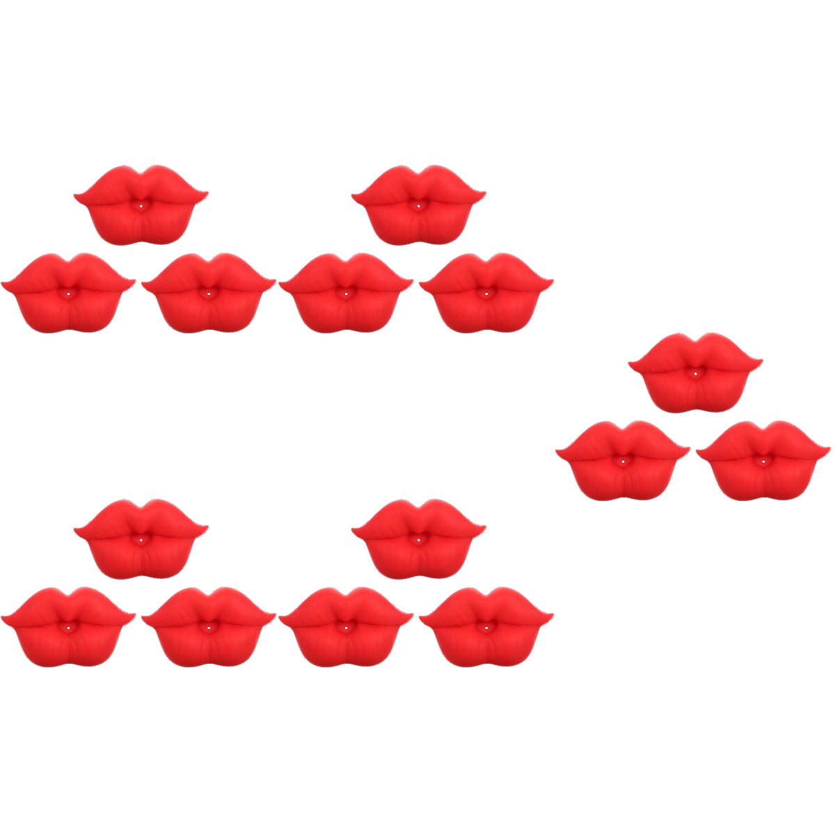 WORGEOUS 15 pcs Infant Pacifier Funny Lips Pacifiers Silicone Pacifier ...