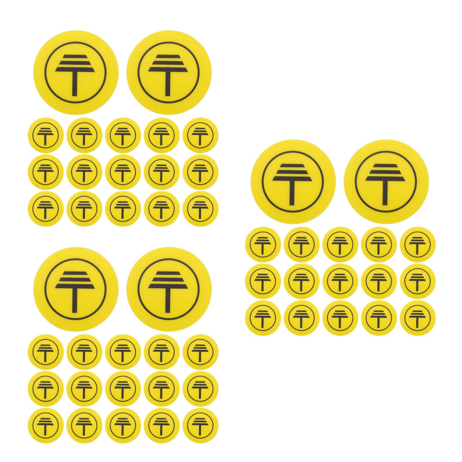 WORGEOUS 150 pcs Electric Grounding Warning Tags Warning Signs ...