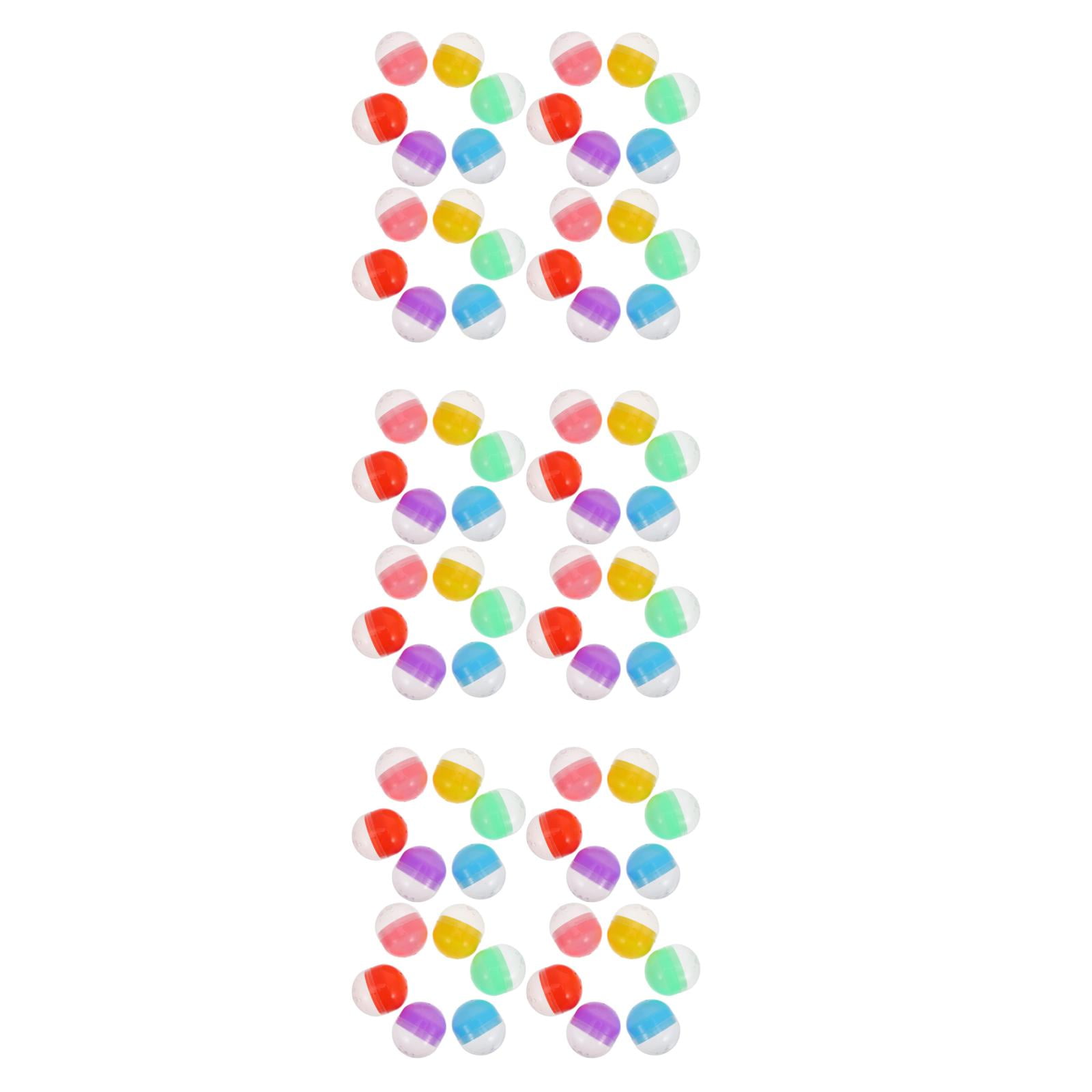 WORGEOUS 150 pcs Empty Round Plastic Capsules Gumball Vending Machine ...