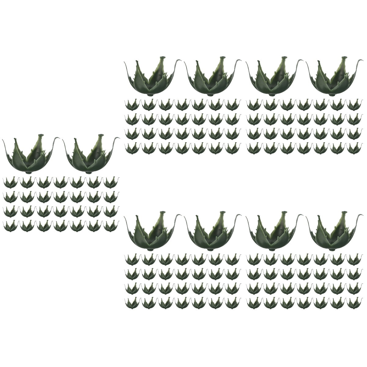 WORGEOUS 150 pcs Fake Calyxes Floral Calyxes Flowers Receptacles ...