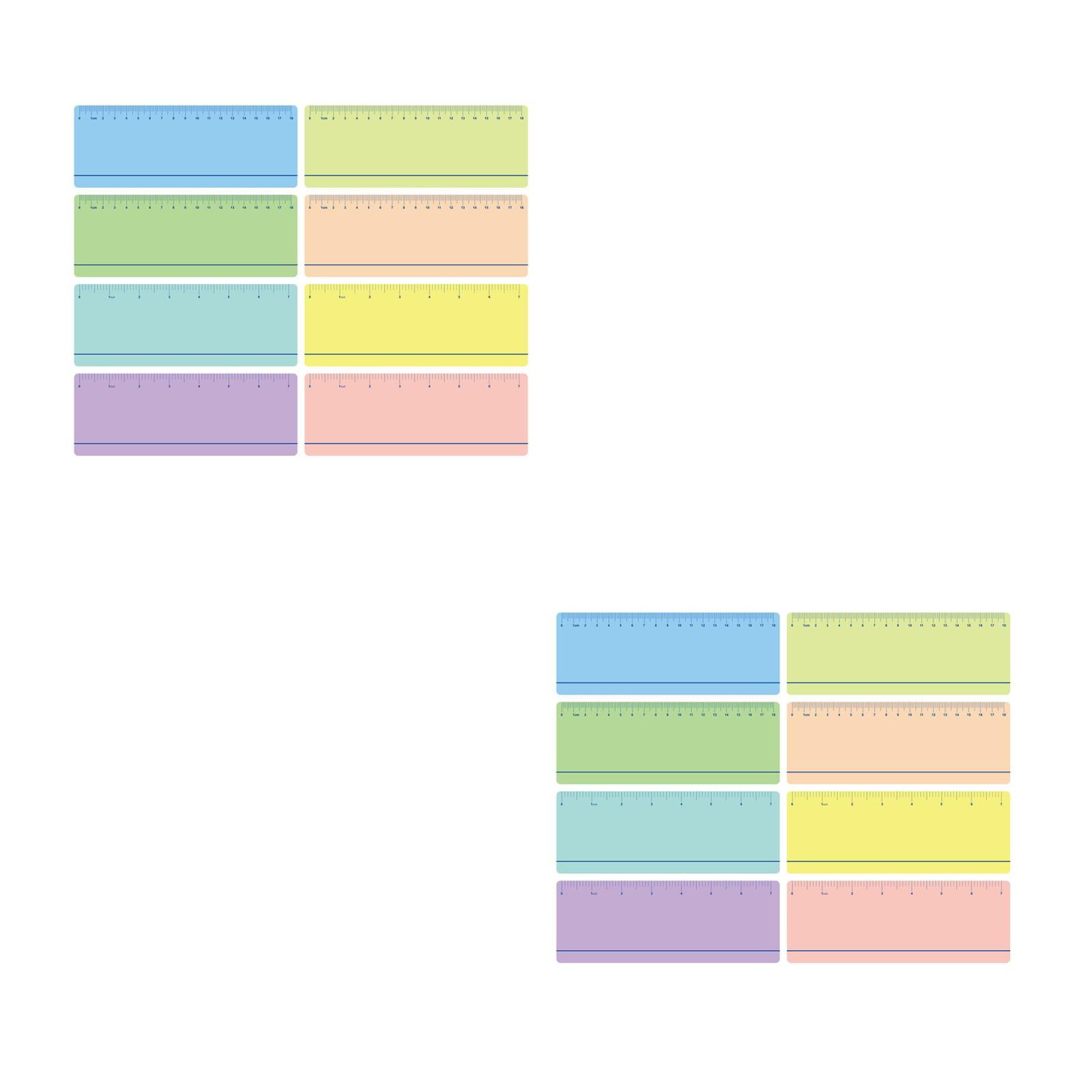 WORGEOUS 16 PCS Guided Reading Highlight Strips Reading Tracking Rulers ...