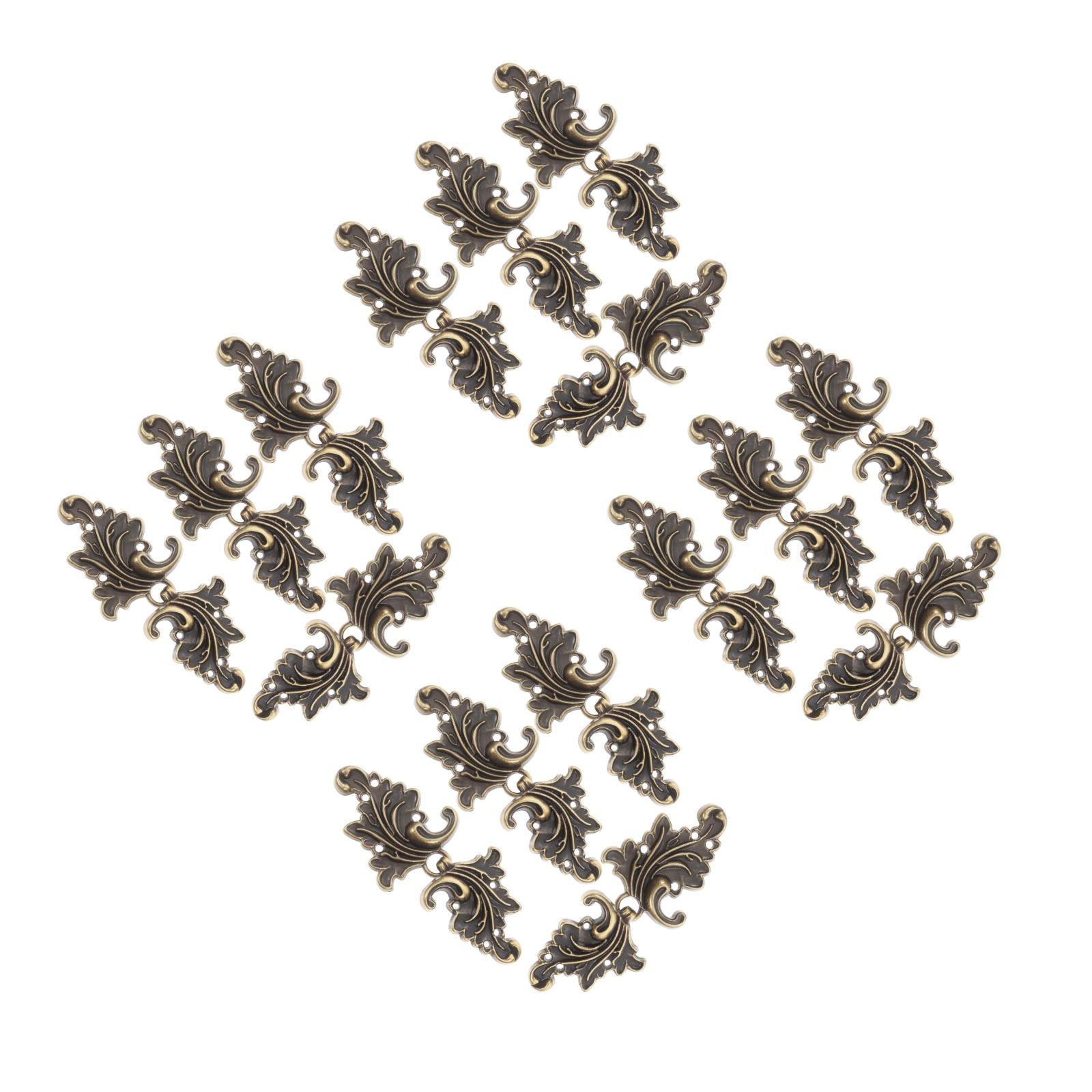 WORGEOUS 16 Pcs Decorative Cloak Clasp Sew on Hooks and Eyes Vintage ...