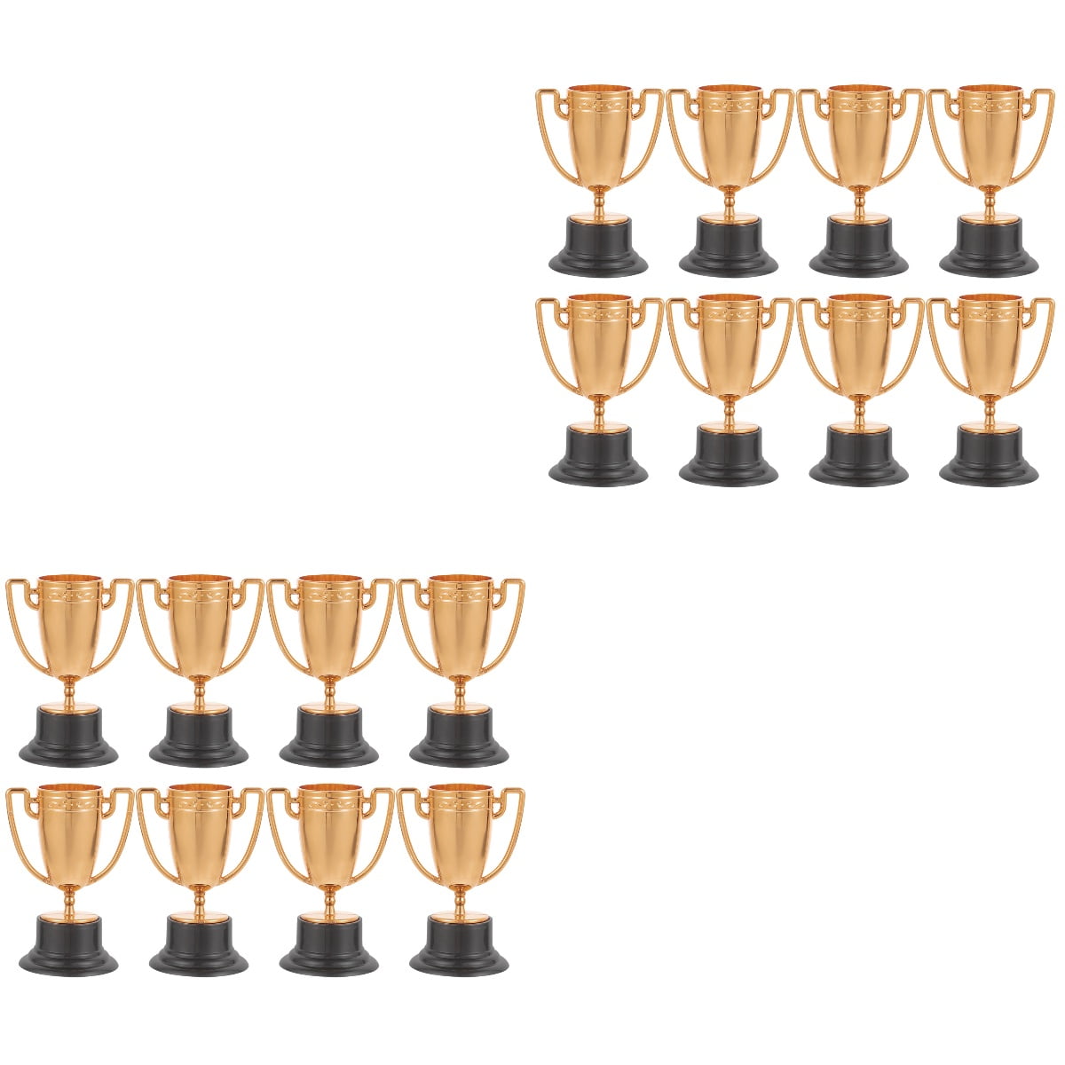 WORGEOUS 16 Pcs Kids Race Game Trophies Mini Trophy Model Trophy ...