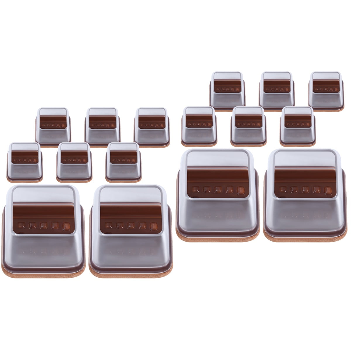 WORGEOUS 16 Pcs Reusable Table Feet Covers Chair Leg Caps Table Leg ...