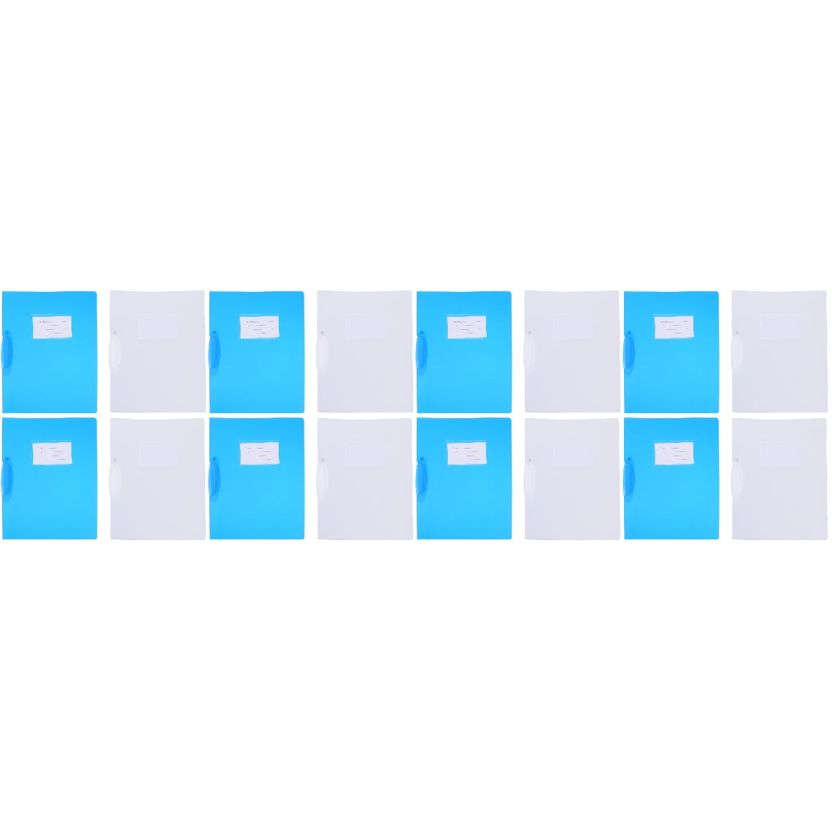 WORGEOUS 16 Pcs Transparent Rotary Folders A4 Binder Pull Rod Folders ...