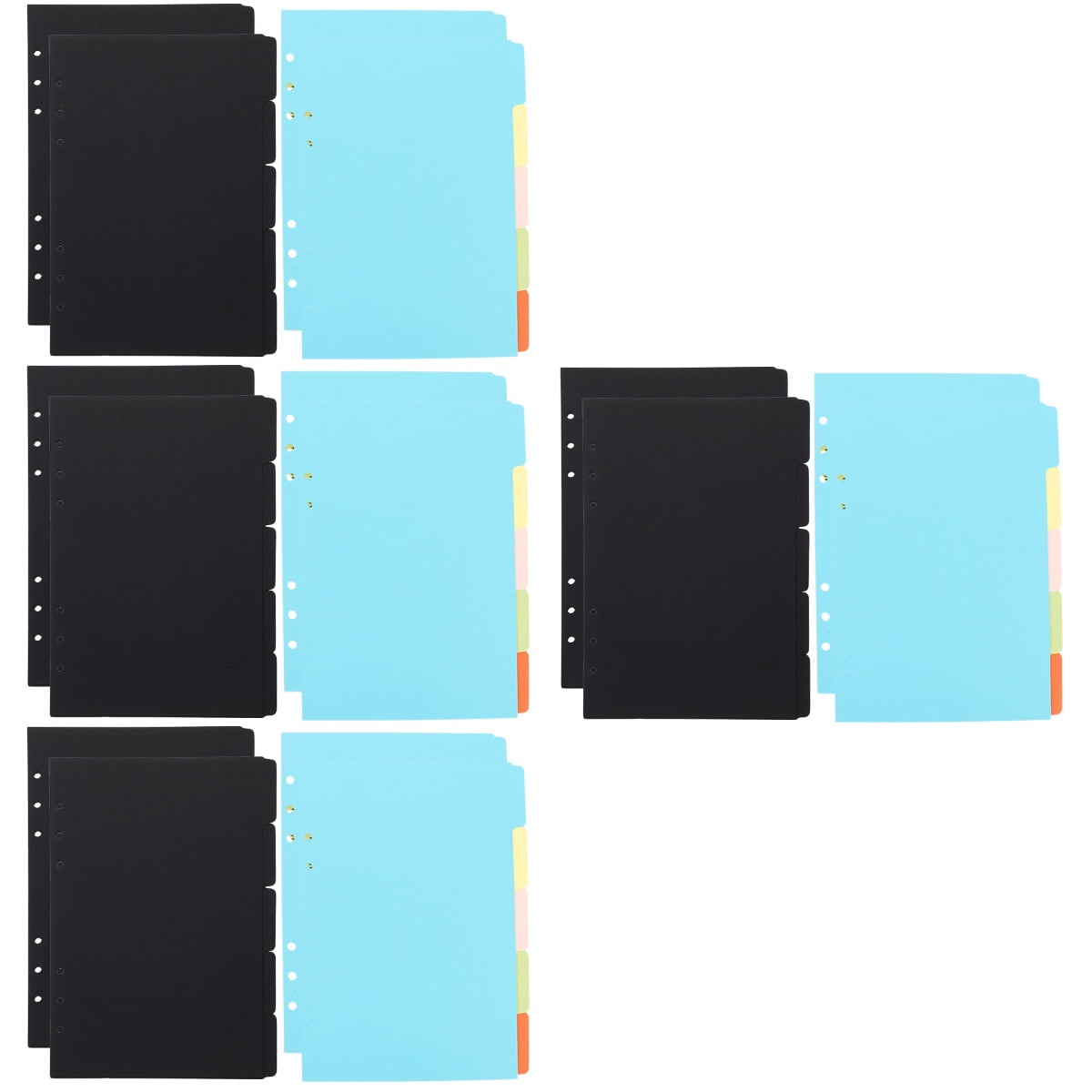 WORGEOUS 16 Sets of Dividers for Binder Notepad Divider Tabs Paper ...