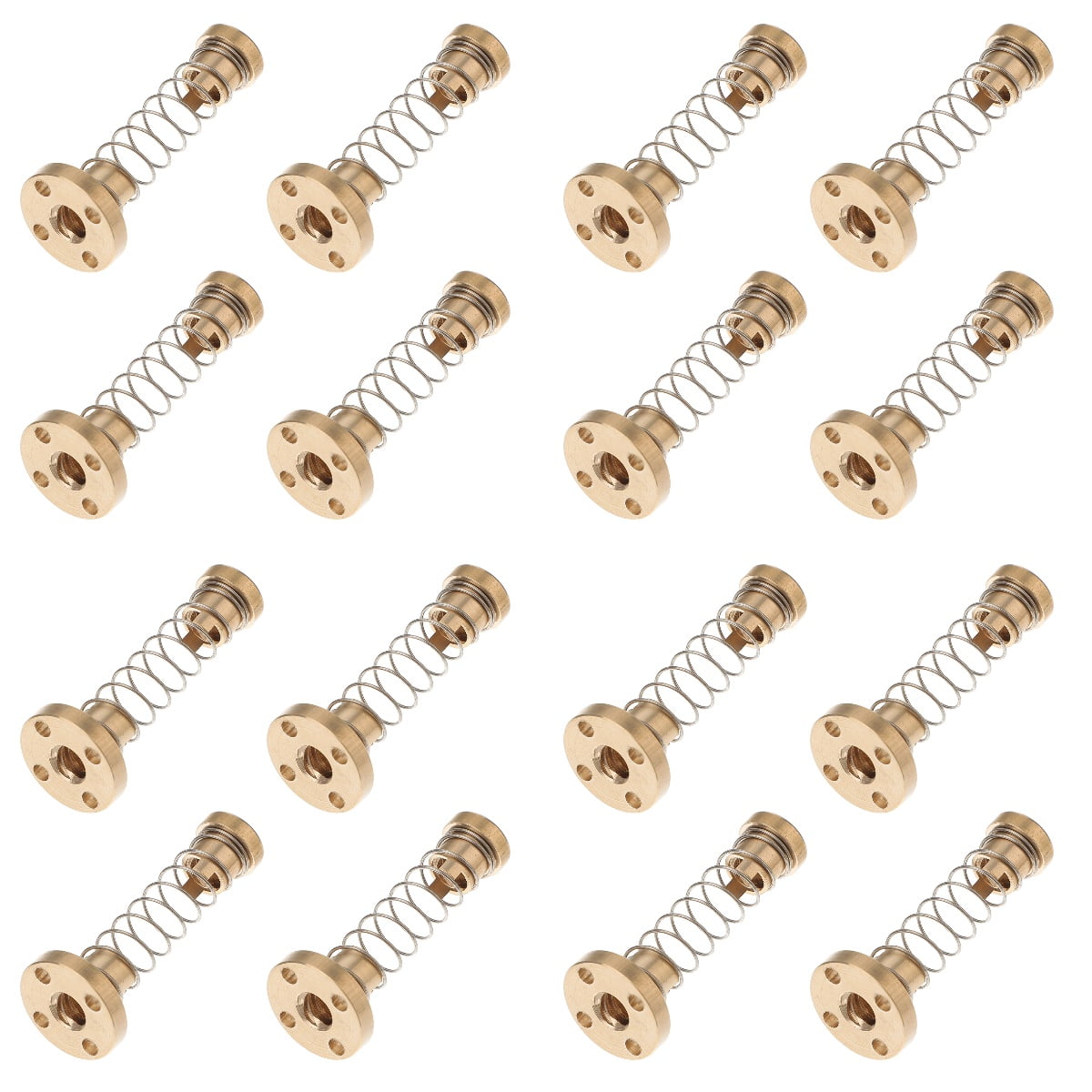 WORGEOUS 16 pcs Anti-backlash Lead Screw 3D Printer Threaded Rod Screw ...