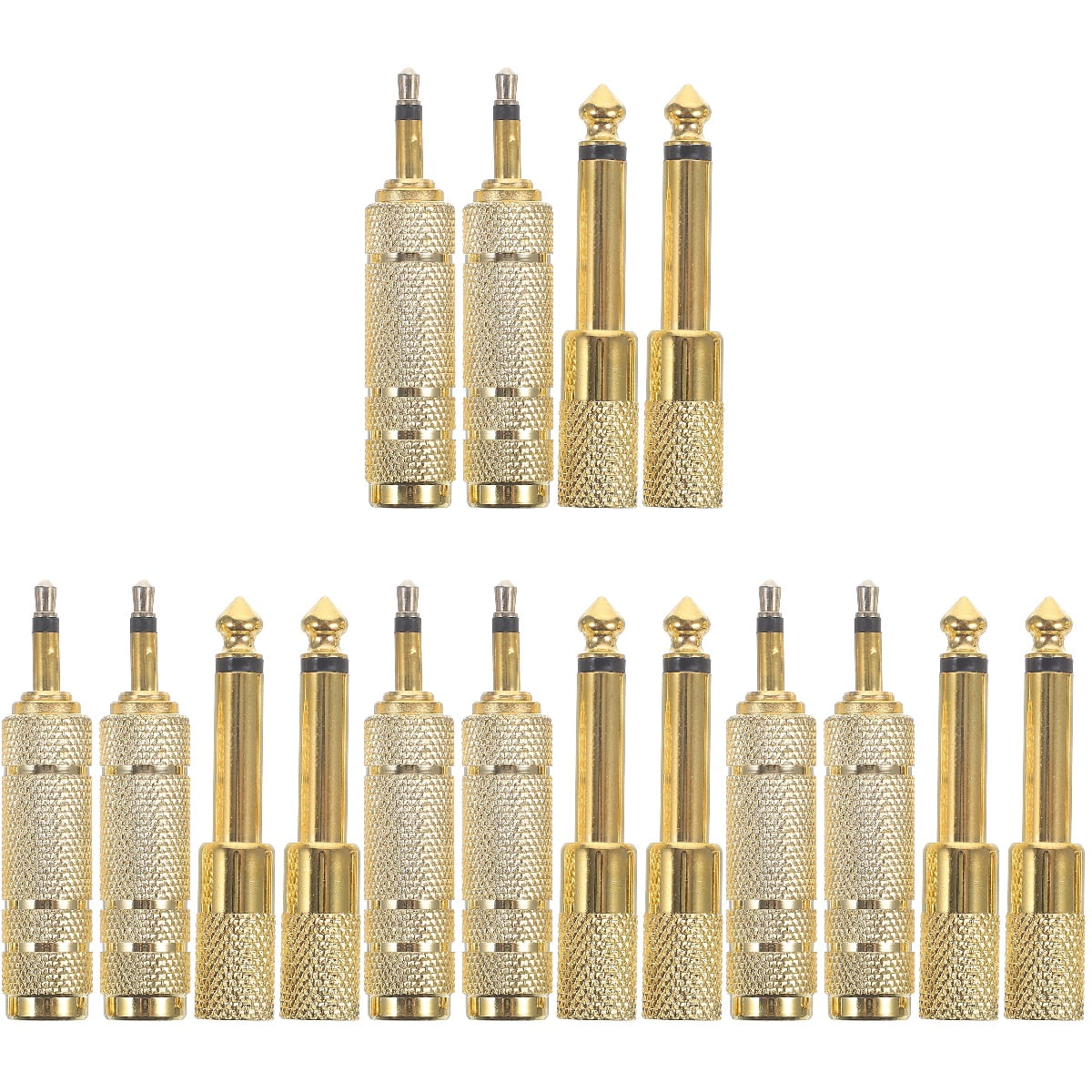 WORGEOUS 16 pcs Audio Stereo Plugs Replacement Headphone Adapters Audio ...
