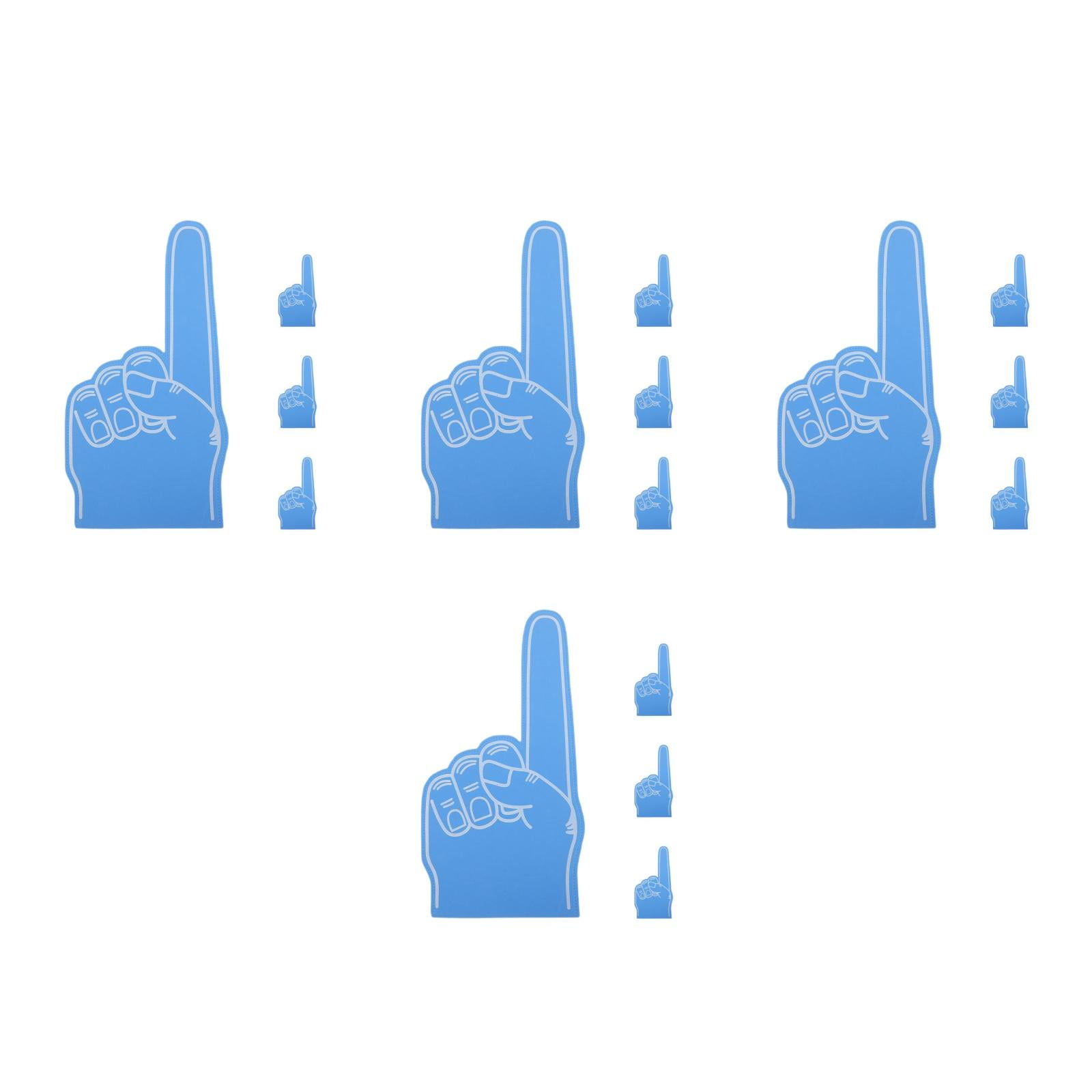 WORGEOUS 16 pcs EVA Foam Finger Clappers Team Spirit Cheerleading ...