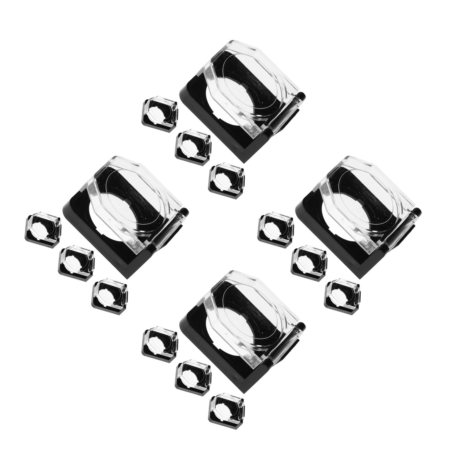 WORGEOUS 16 pcs Emergency Stop Button Cover Switch Protector Cover Push ...