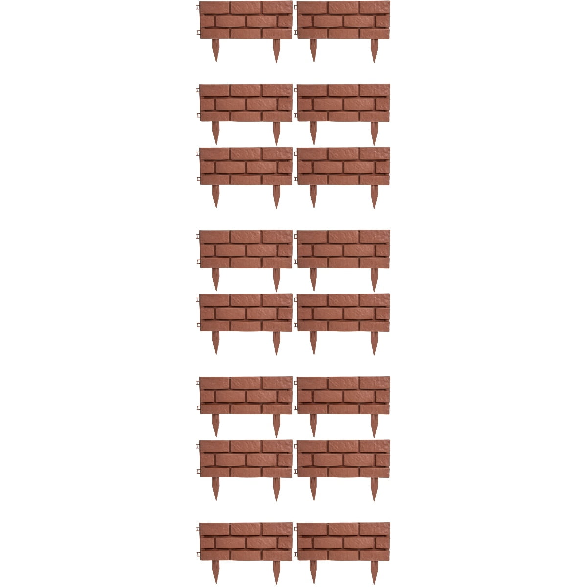 WORGEOUS 16 pcs Garden Fence Garden Edging Landscape Border Stake ...