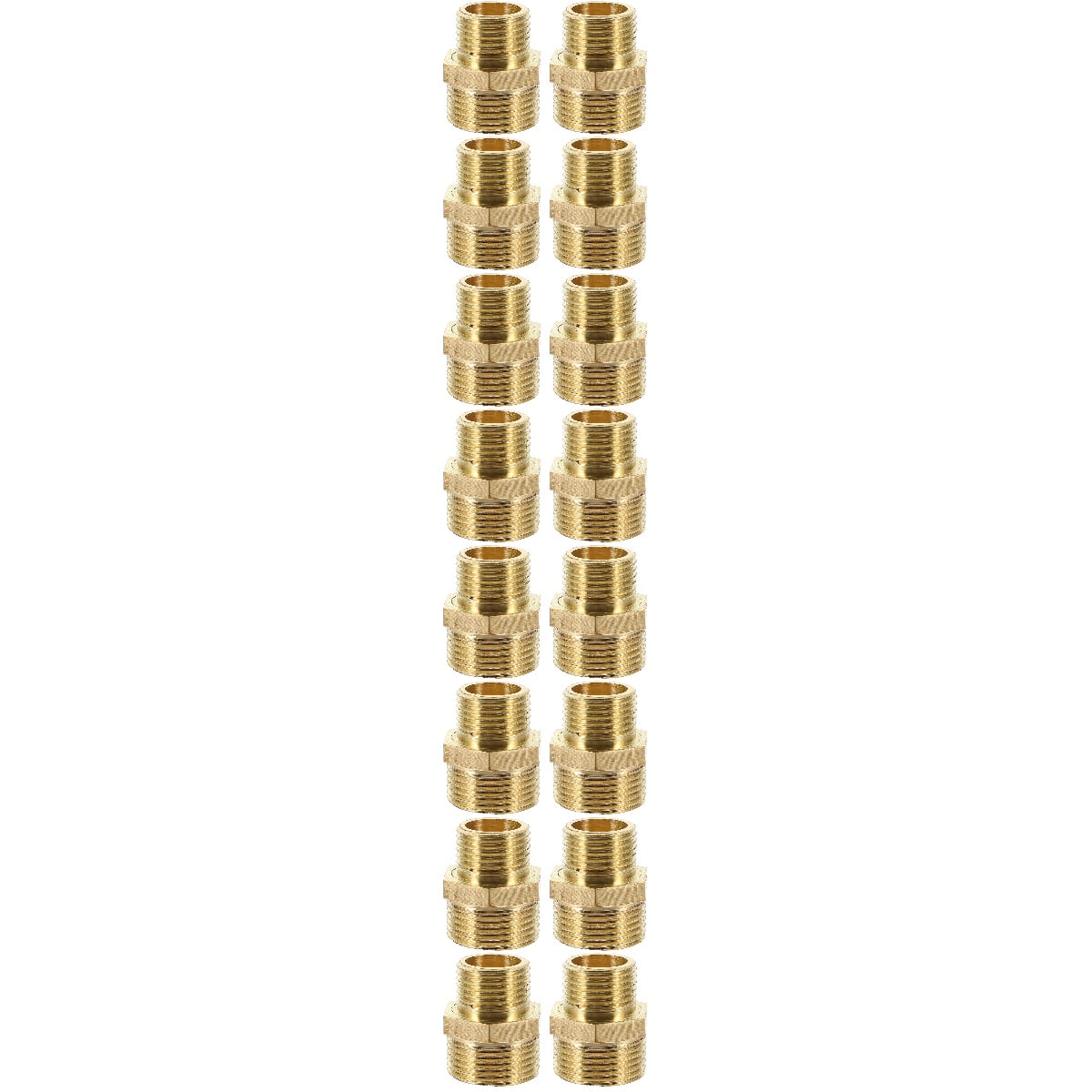 WORGEOUS 16-Piece Garden Hose Coupler Set, High Pressure 1/2 Inch Hose ...