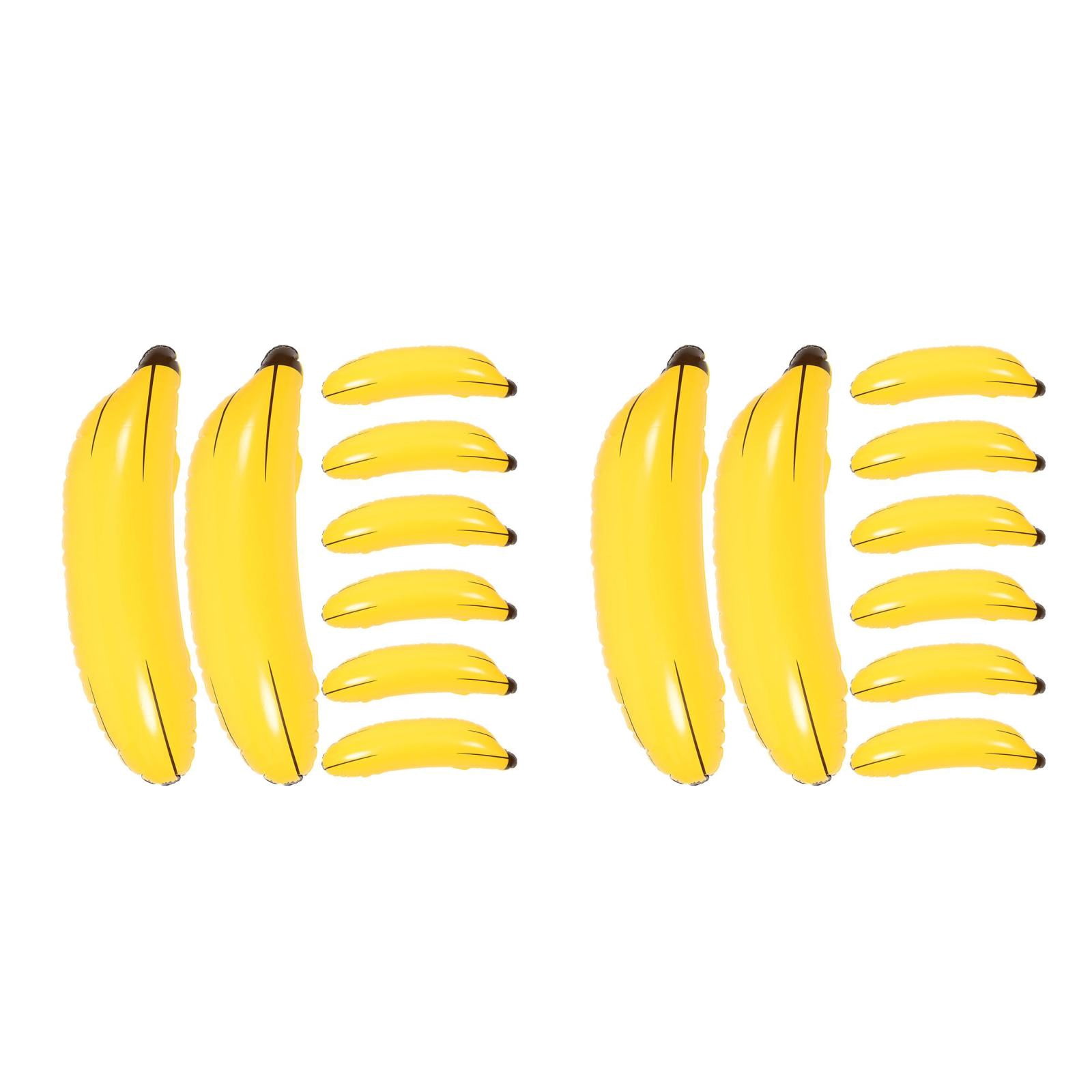 WORGEOUS 16 pcs Giant Inflatable Banana Props Large Blow Up Banana ...