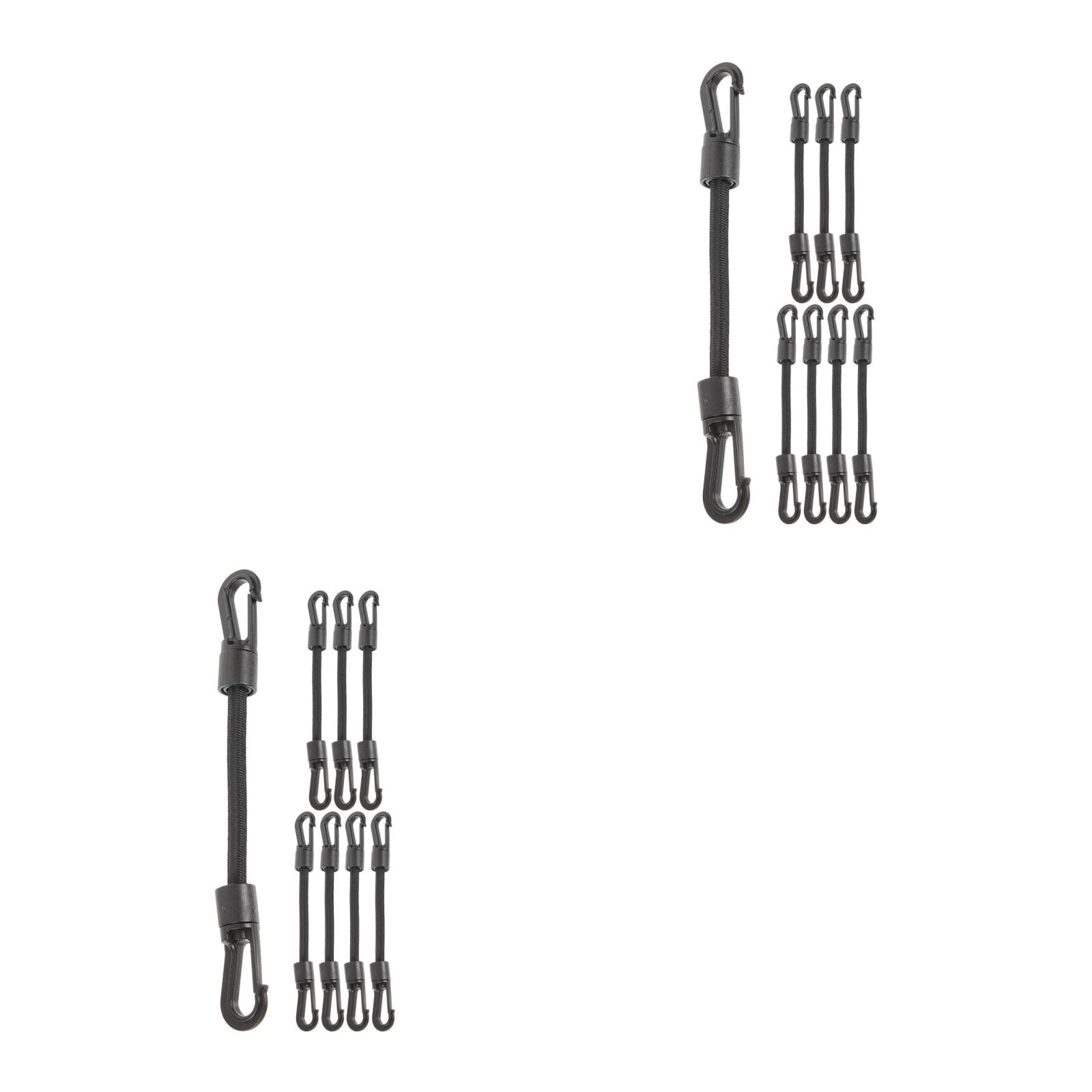 WORGEOUS 16 pcs Multi-function Hook Ropes Outdoor Camping Hook Straps ...