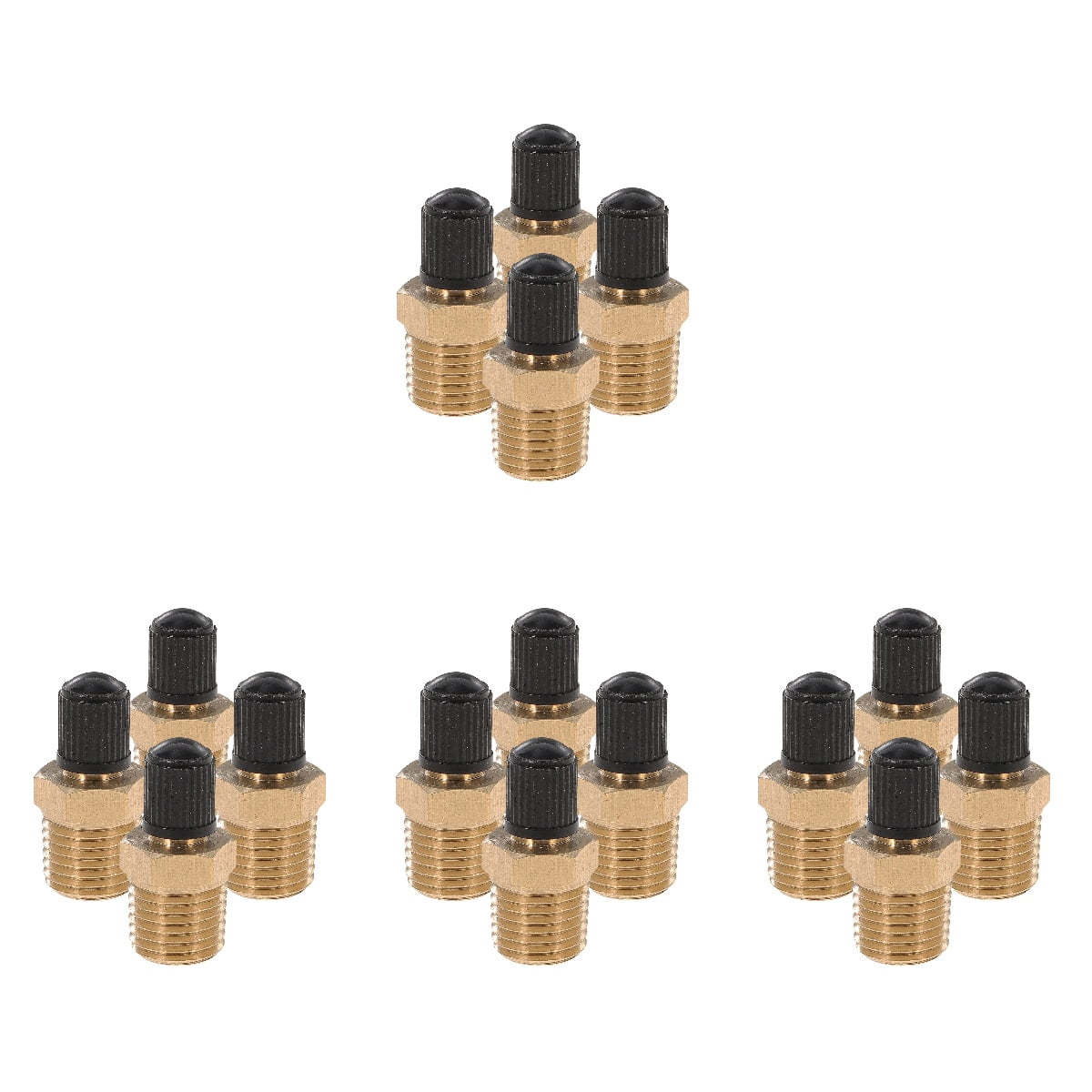 WORGEOUS 16 pcs Tank Valves Tank Valves Air Compressor Tanks Valves(1/4 ...