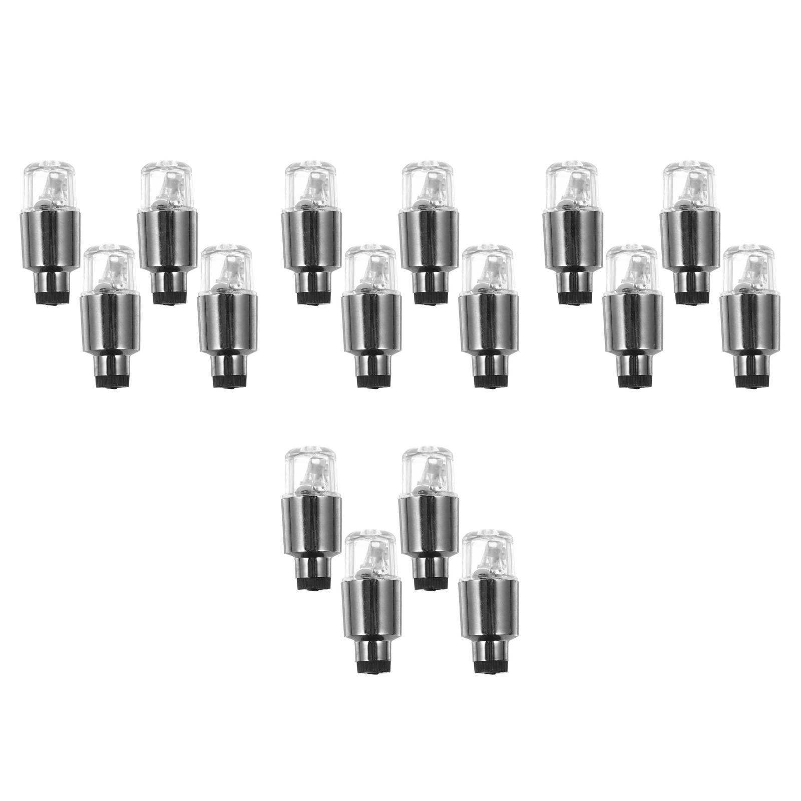 WORGEOUS 16 pcs Tire Valve Lights Waterproof Light Up Bicycle ...