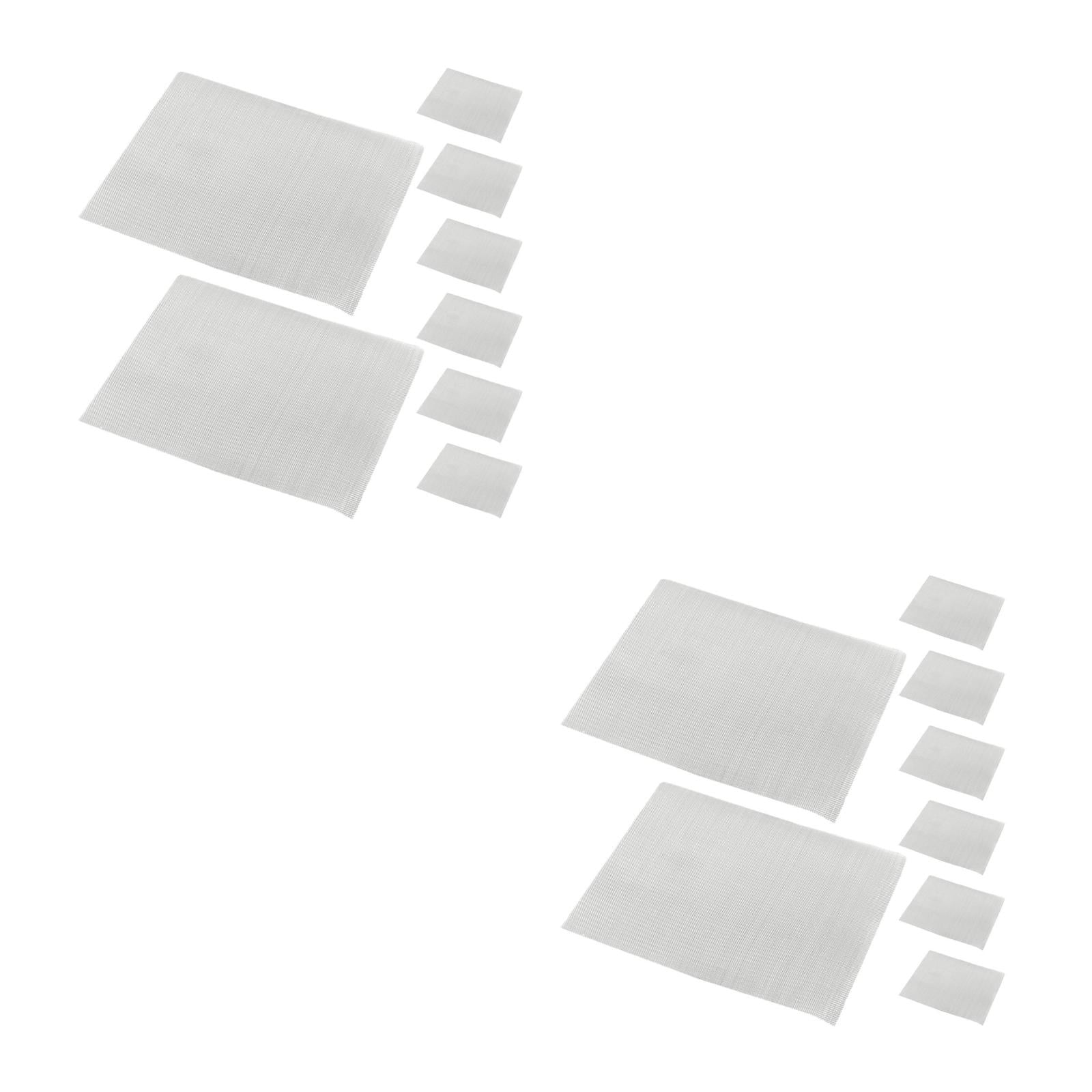 WORGEOUS 16 pcs Wire Mesh Screen Mesh Stainless Steel Mesh Sturdy Metal ...