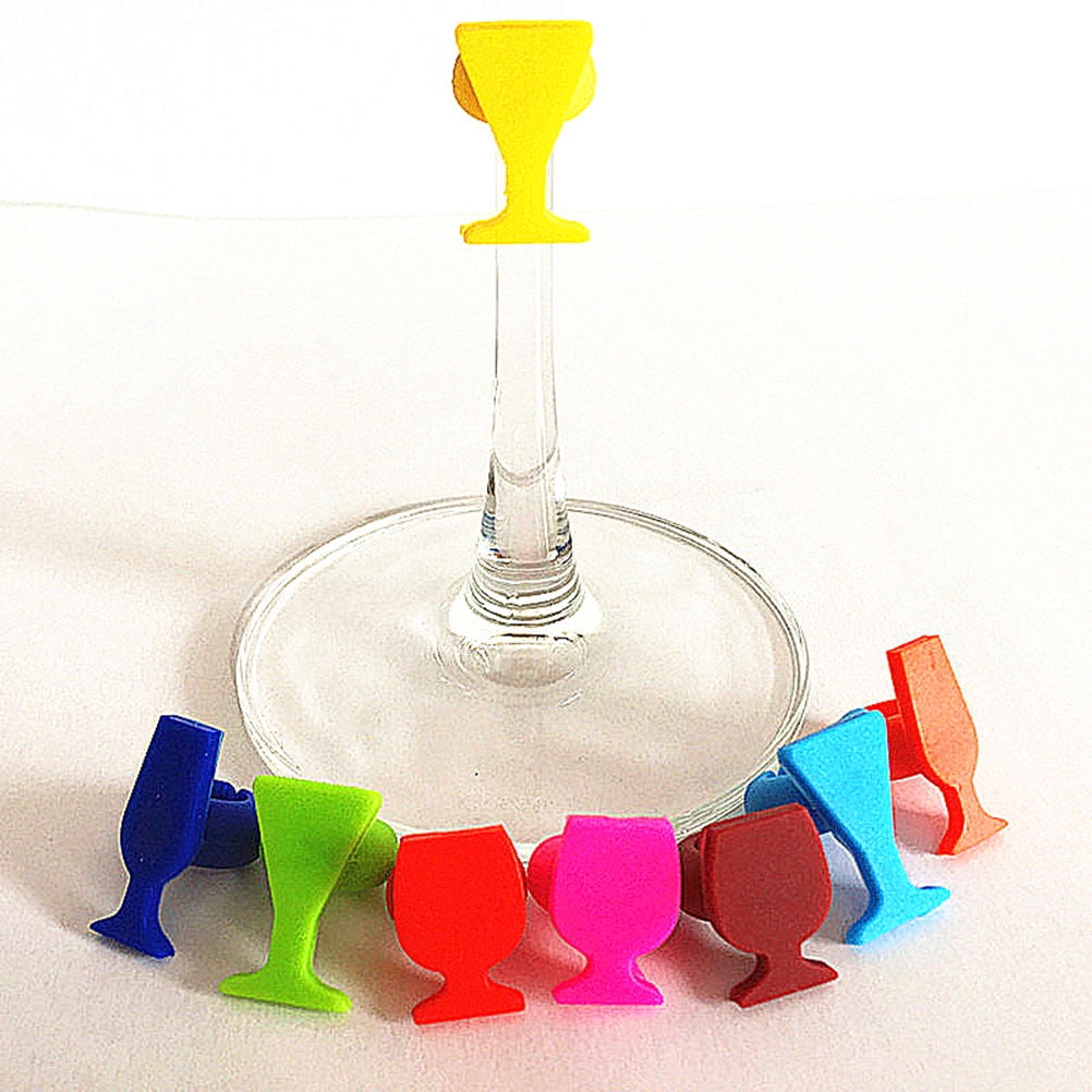 BESTYASH 16pcs Silicone Drink Markers for Cups, Festive Party ...
