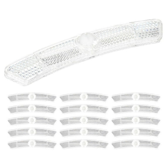 FUEENIRVA 16Pcs Front Reflector For Bike Bicycle Reflector Plastic ...
