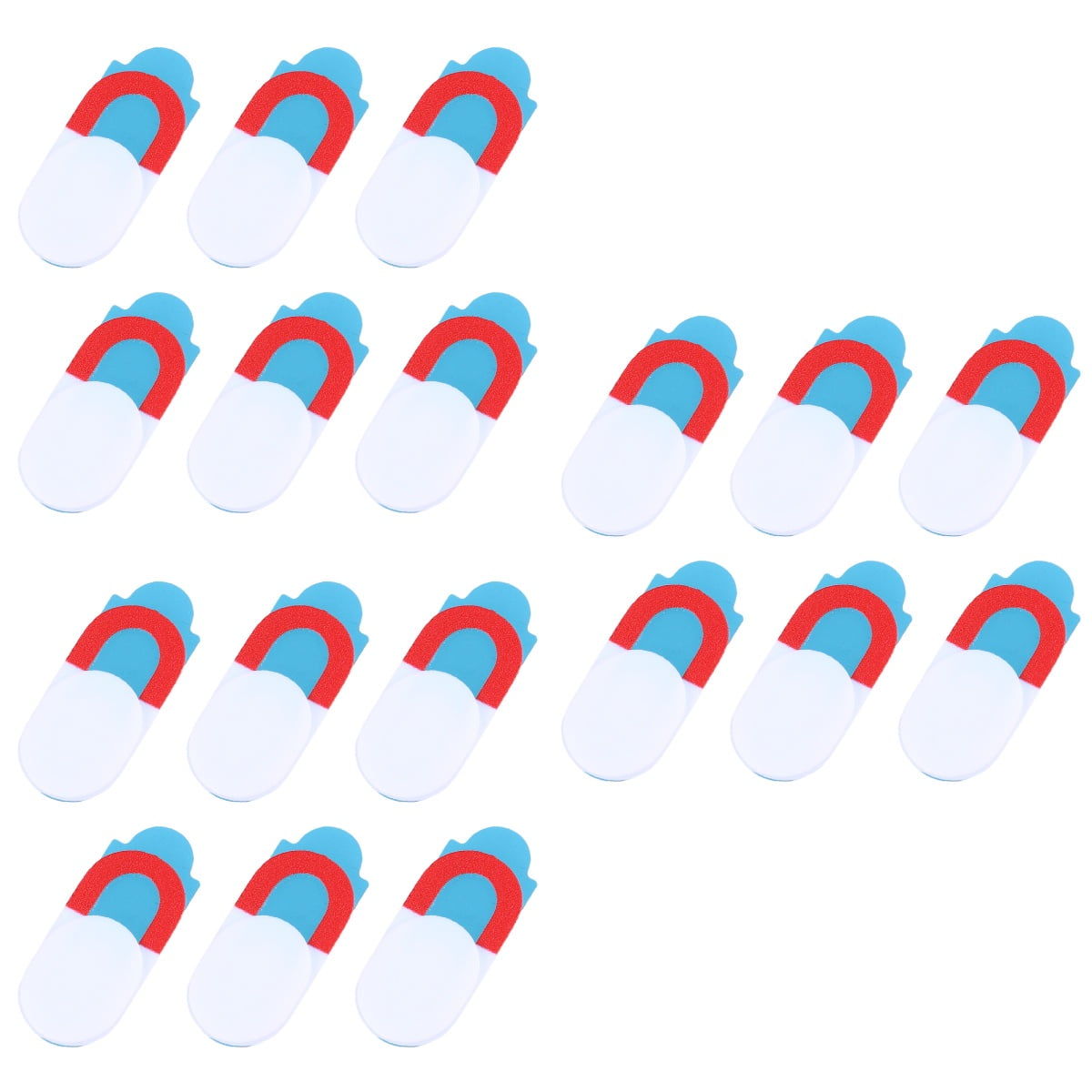 WORGEOUS 18 PCS Oval Webcam Privacy Camera Slider Protect Cover Shutter ...