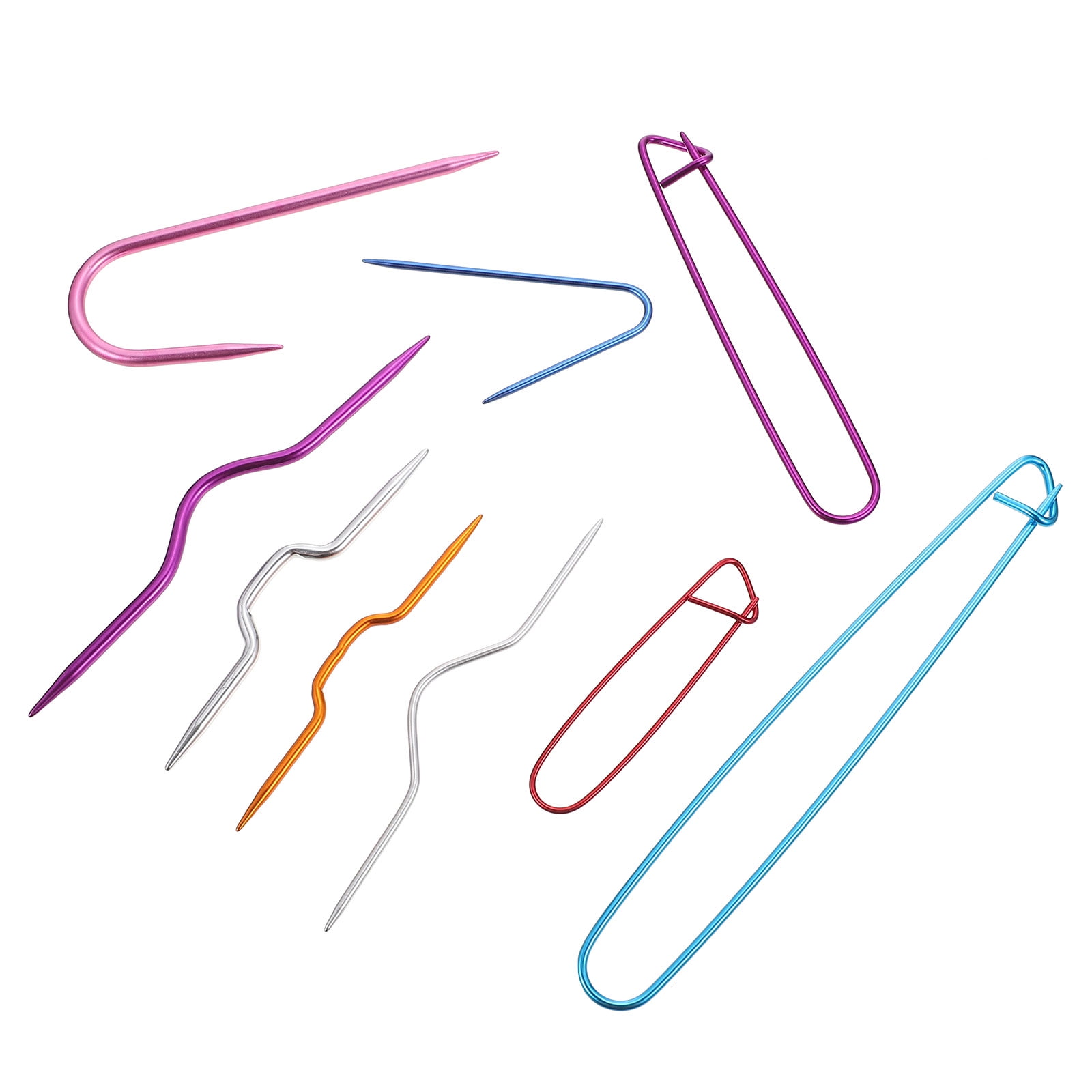 18pcs Safety Pins Brooch Weaving Needles Sweater Knitting Tools Supply ...
