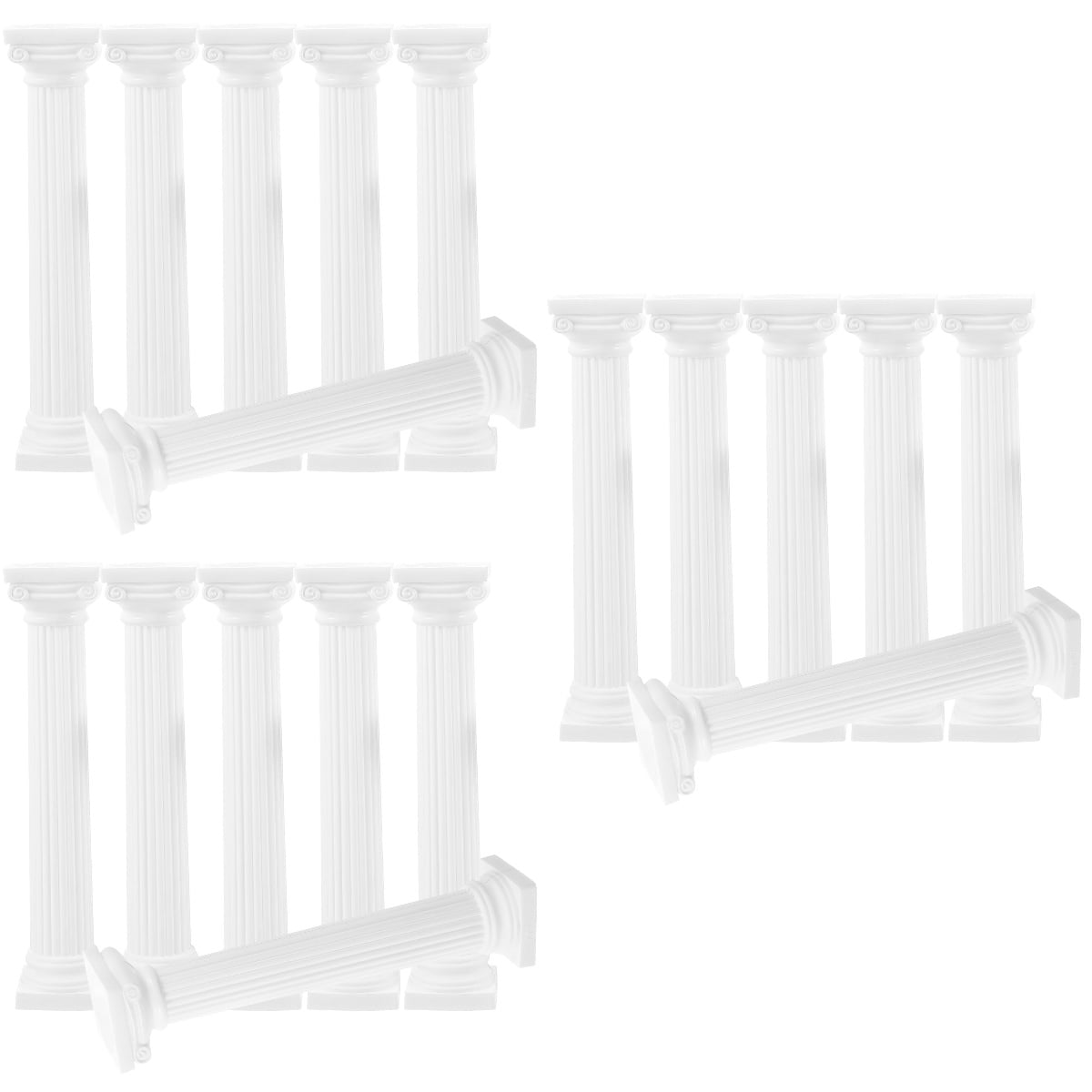 WORGEOUS 18 Pcs Roman Column Statue Column Statue Roman Pillar ...