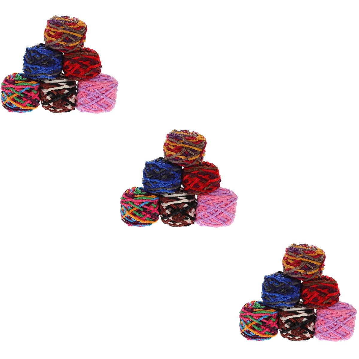 WORGEOUS 18 Rolls Chunky Crochet Thread Yarn Acrylic Thick Knitting and ...