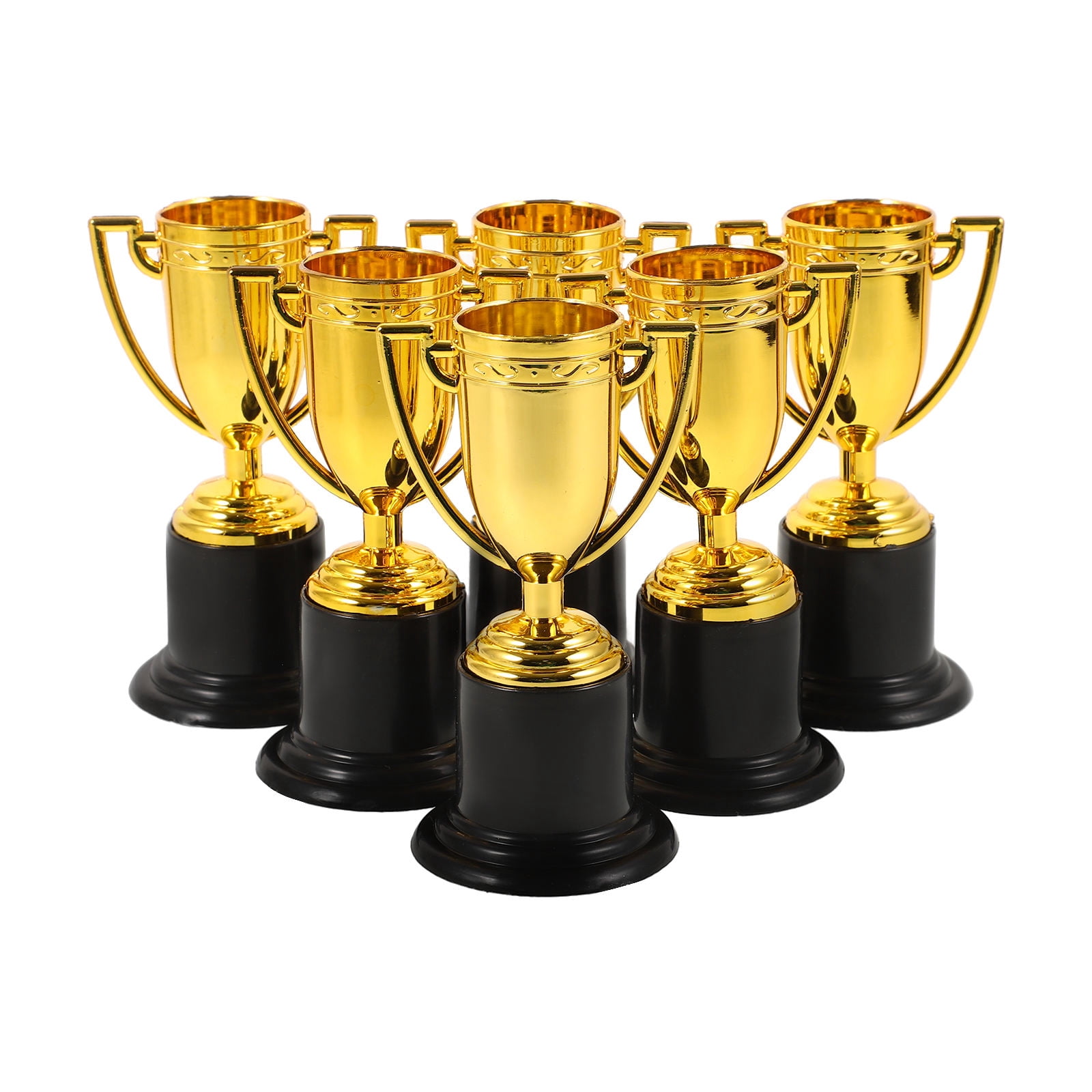 WORGEOUS 18 pcs 10cm Plastic Golden Trophy Student Sports Award Trophy ...